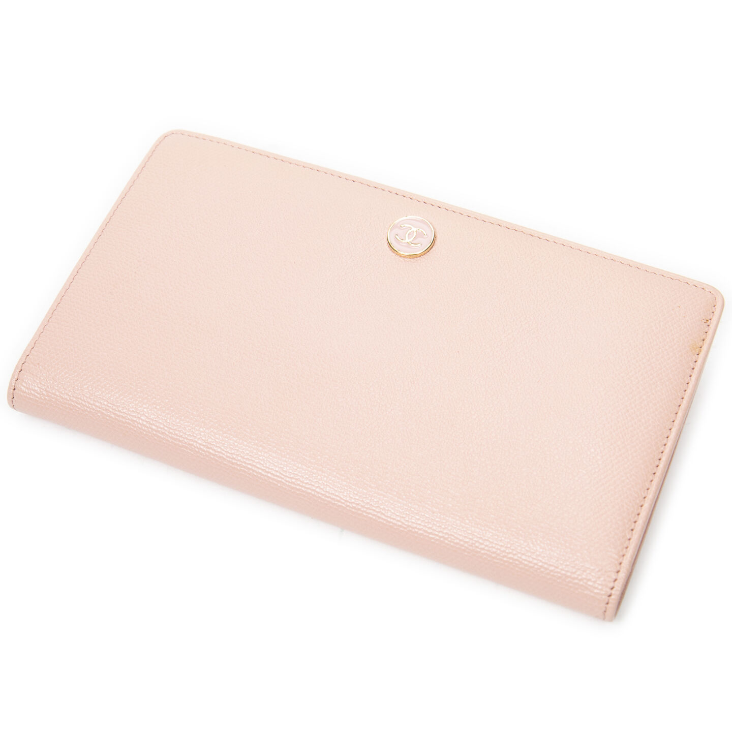 CHANEL - PORTEFEUILLE modèle "CC Button L... | Portefeuilles: enchères