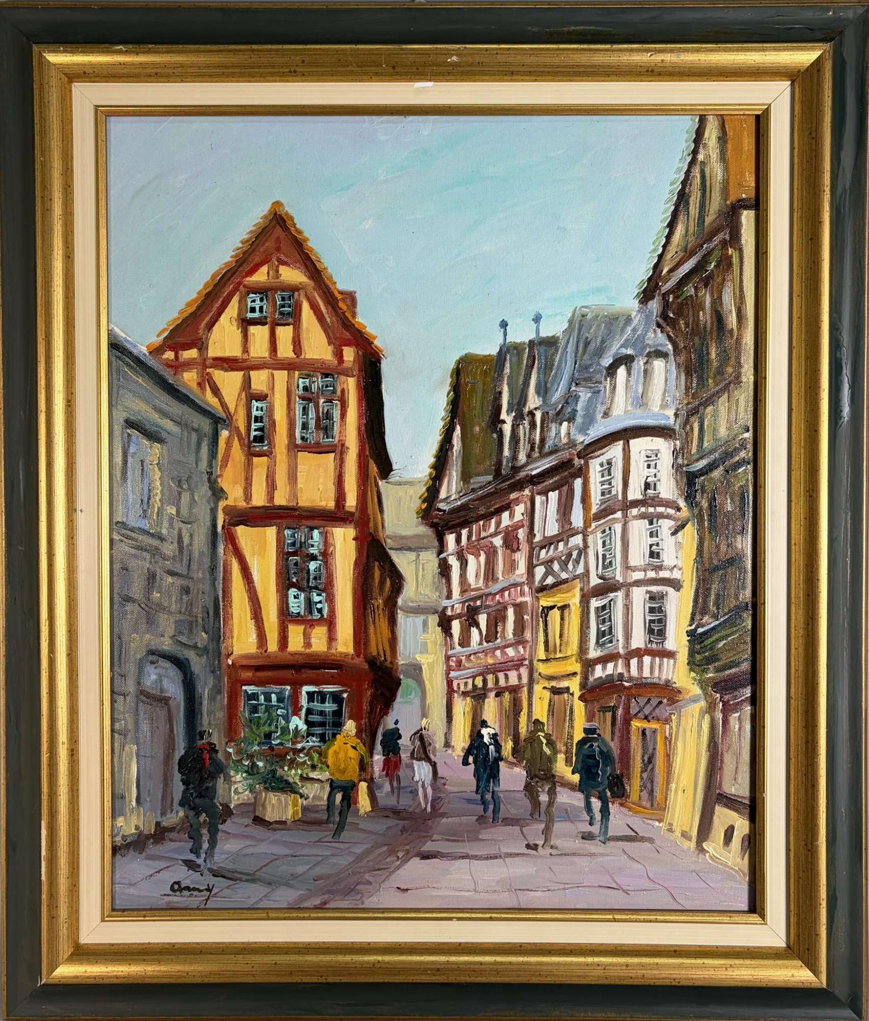 Gérard Quesney (né en 1946)Rue Saint ... | Tableaux modernes: enchères