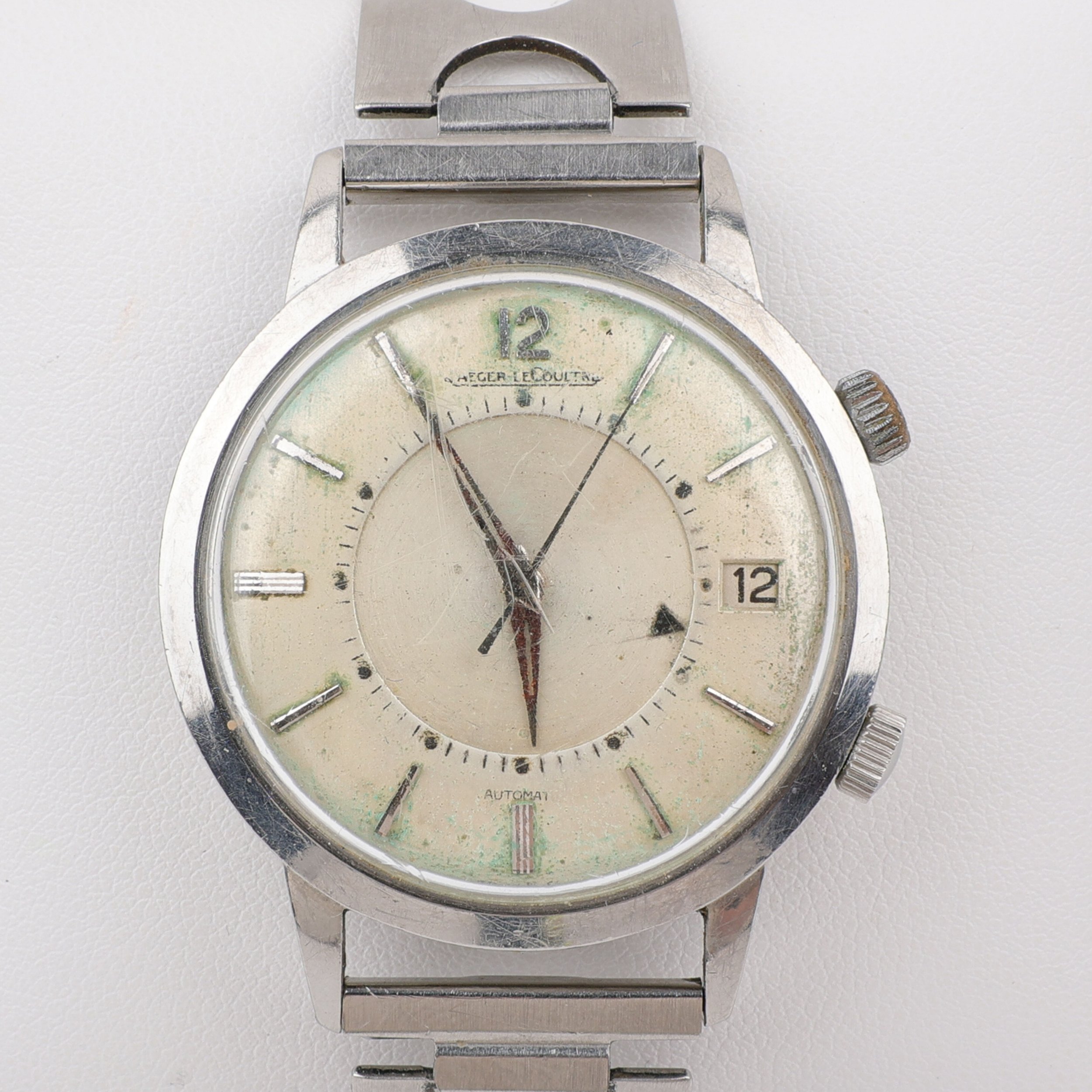 JAEGER LeCoultre "Memovox"Montre homme, boitier... | Montres: enchères