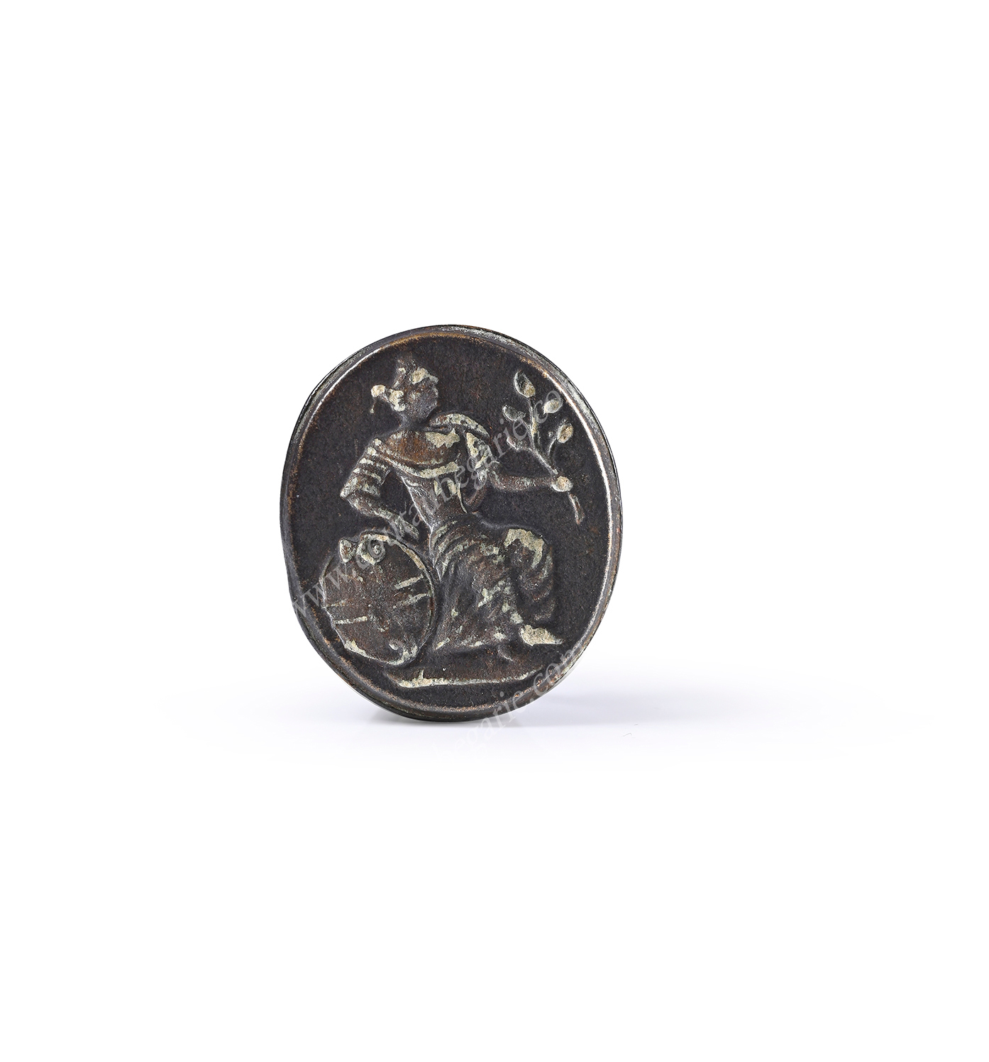 SCEAU À CACHETER PENDENTIF.En acier... | Médaille historique: enchères