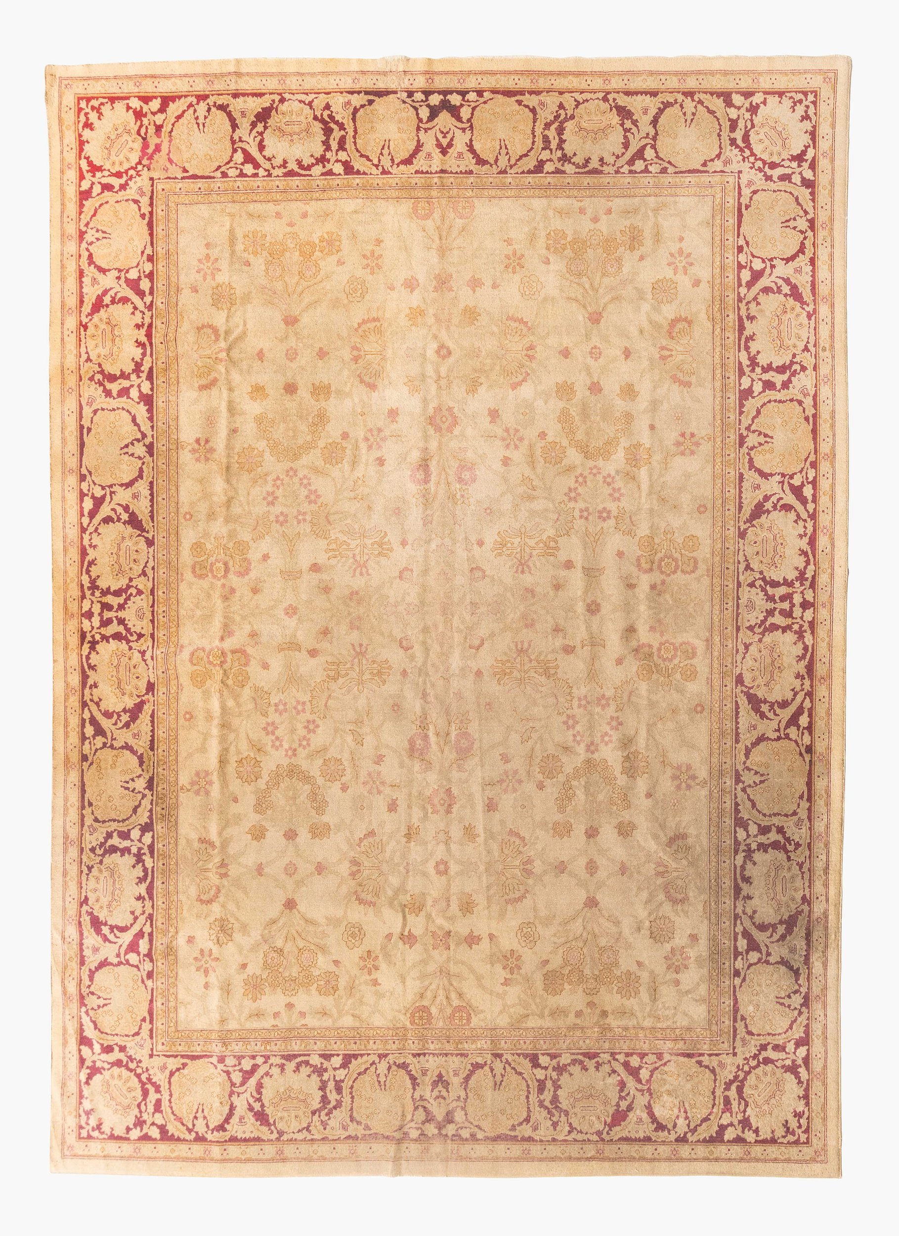 AmritsarNord de l'Inde, vers 1900. Tapis aux coul... | Tapis: enchères