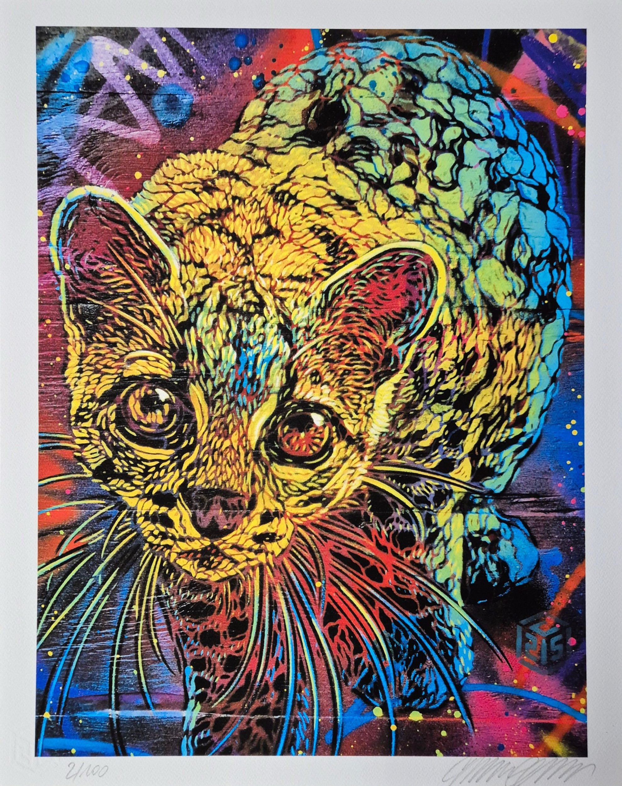 C215 (1973)Margay XL, 2020Digigraphie en couleursSigné... | enchères
