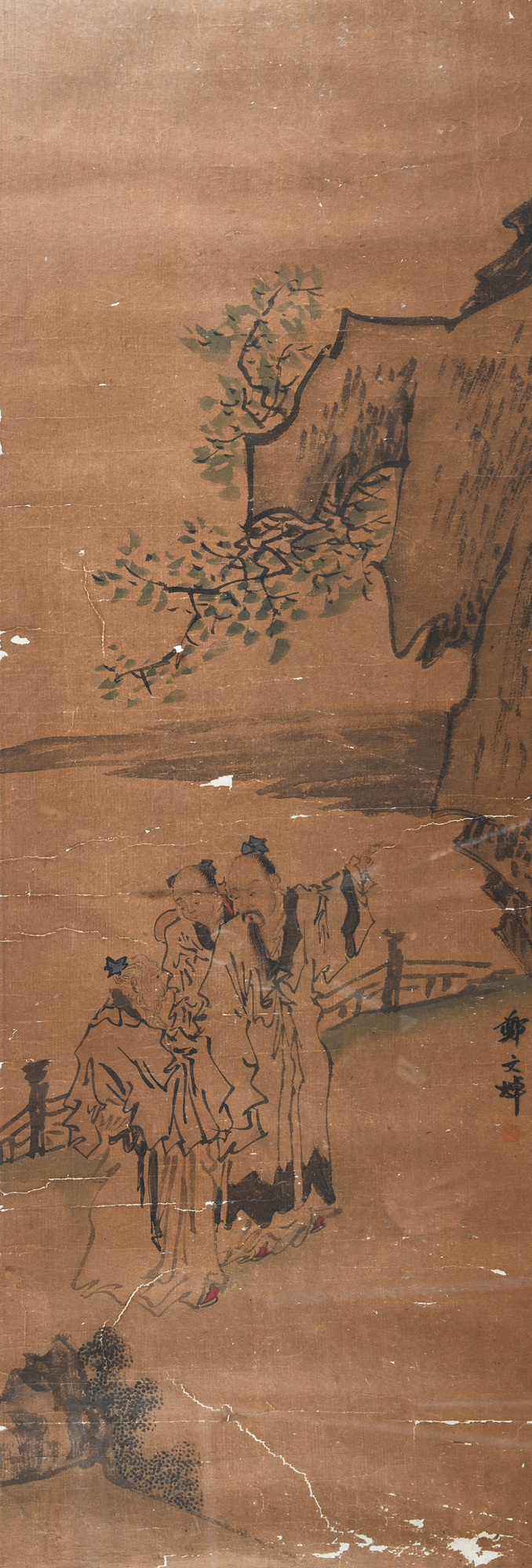 ZHENG WENZHUO (1856-1918) Ascending Heights ... | Arts d'Asie: enchères