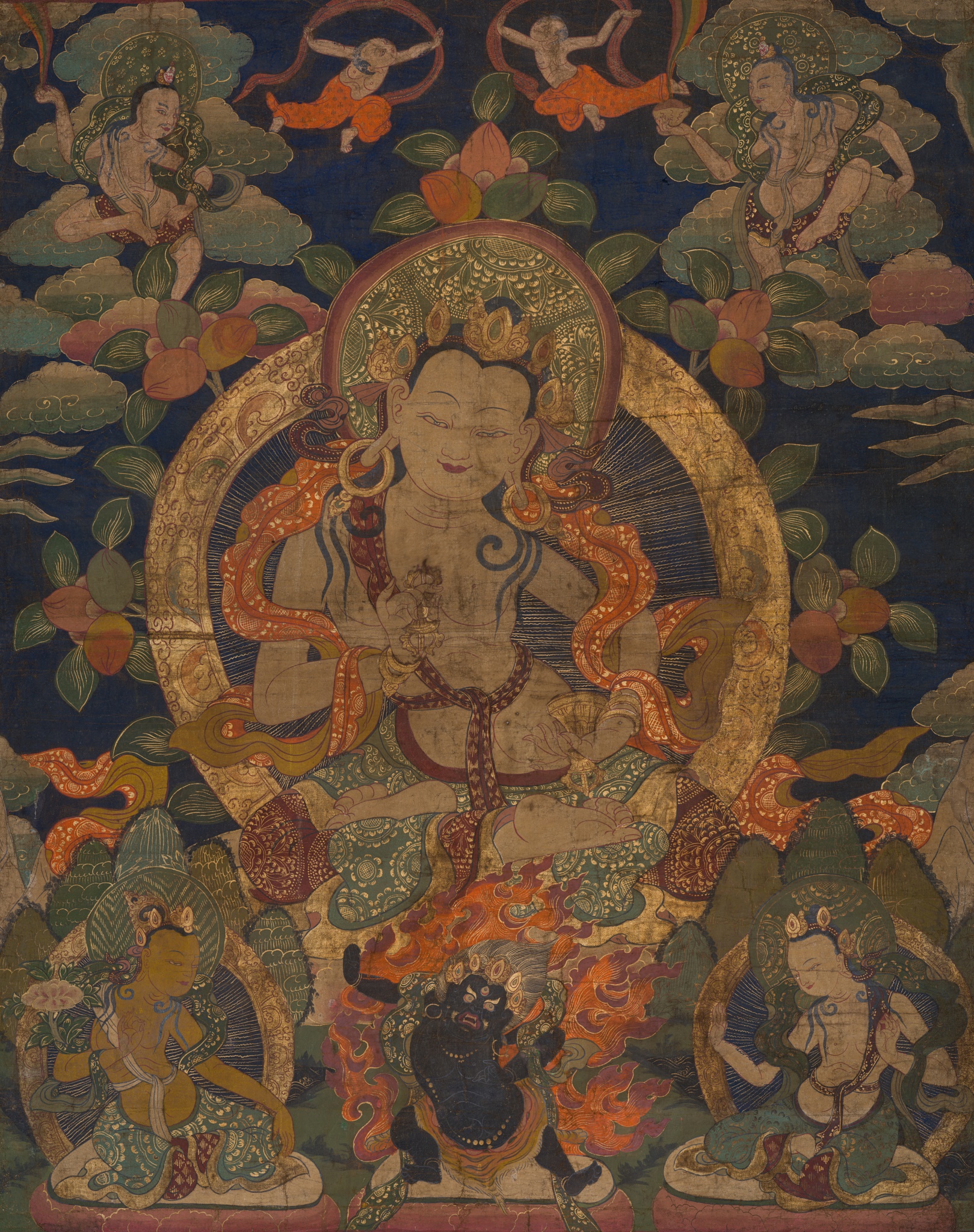 THANGKA DE TAILLE EXCEPTIONNELLE REPRÉSENT... | Arts d'Asie: enchères
