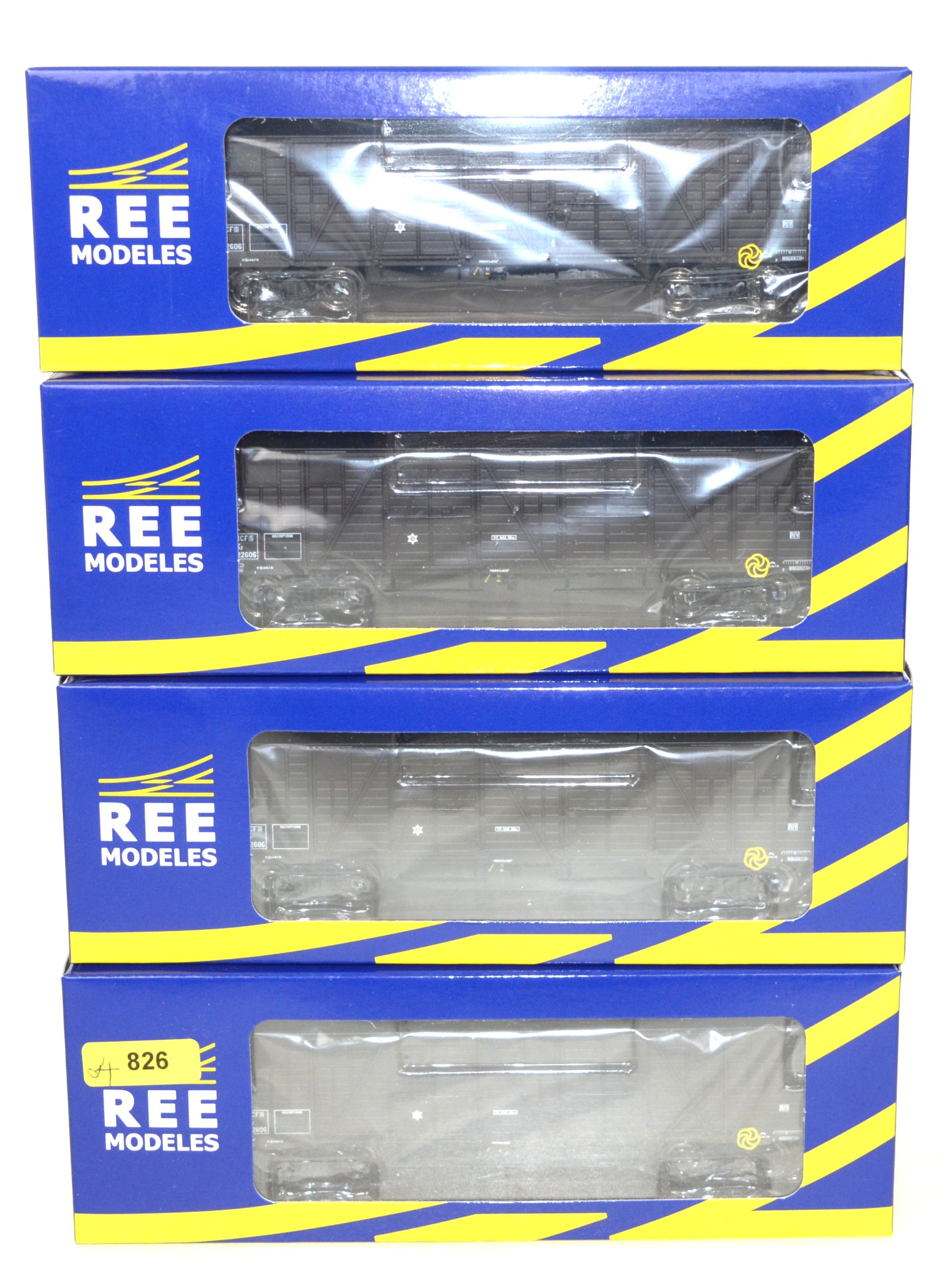 REE Modeles (4) wagons marchandises,... | Jouets et maquettes: enchères