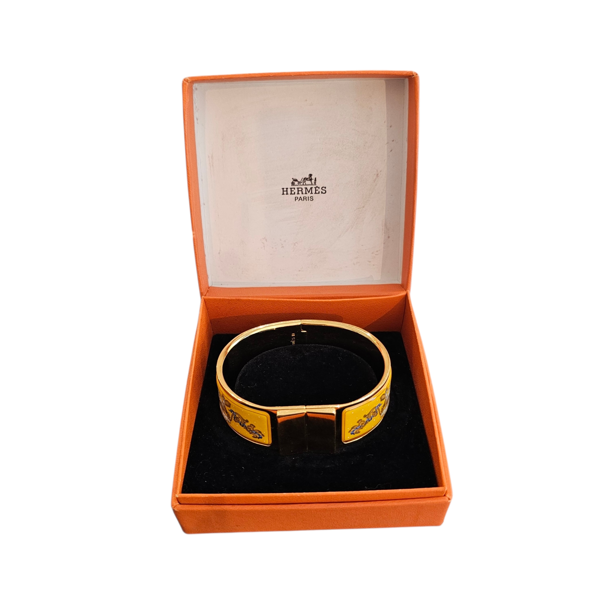 HERMES Clic clacBracelet en métal doré et à d... | Bracelets: enchères