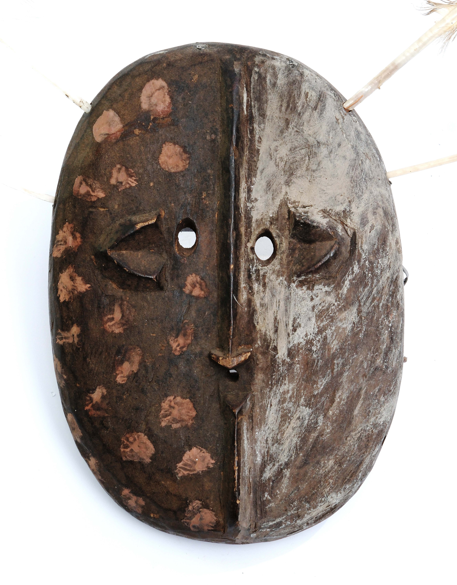 A Yup'ik spirit mask, AlaskaAn unusual mask of a stylized fa... | bids