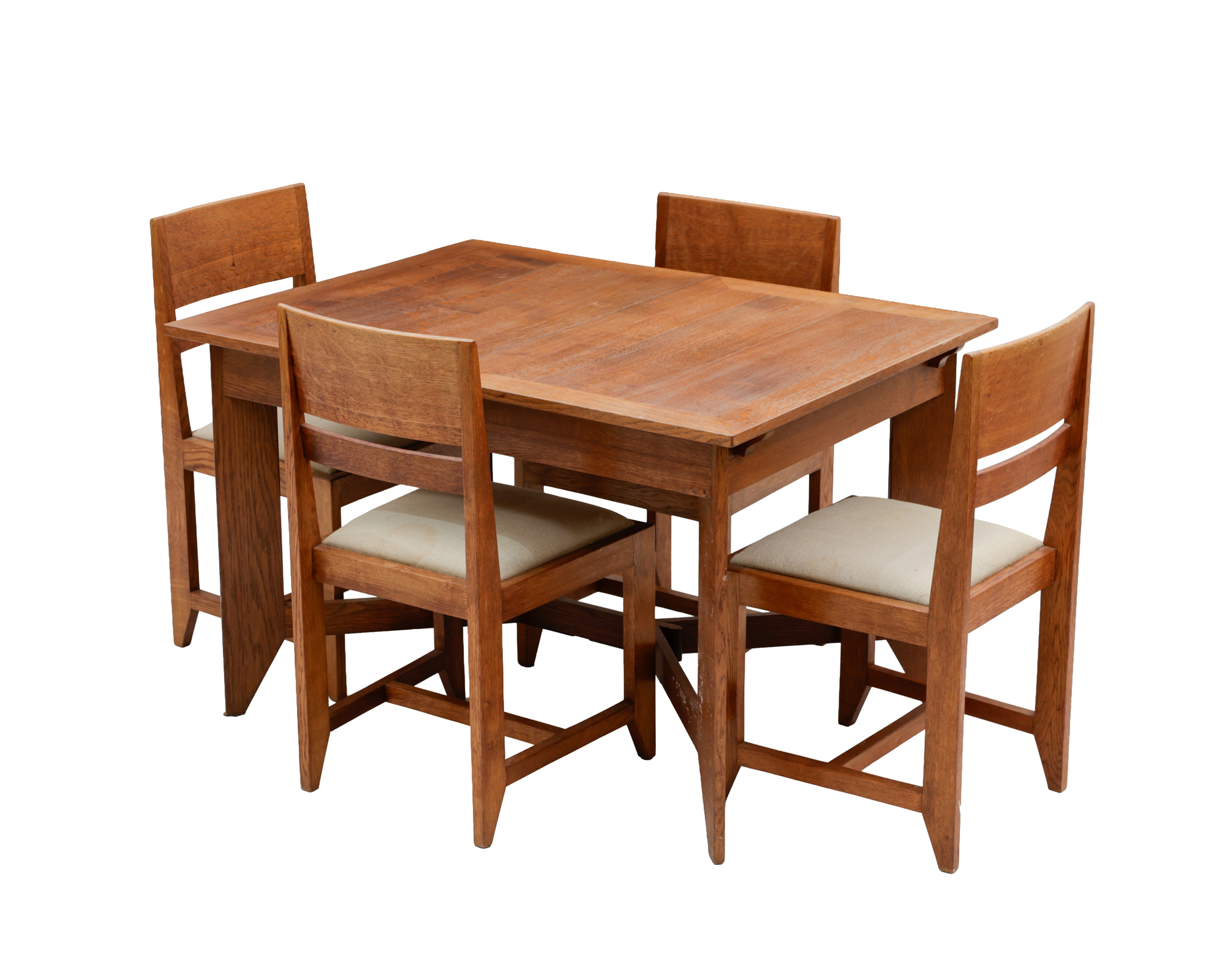 Henk Wouda (1885-1946), table à rallonges et quat... | Tables: enchères