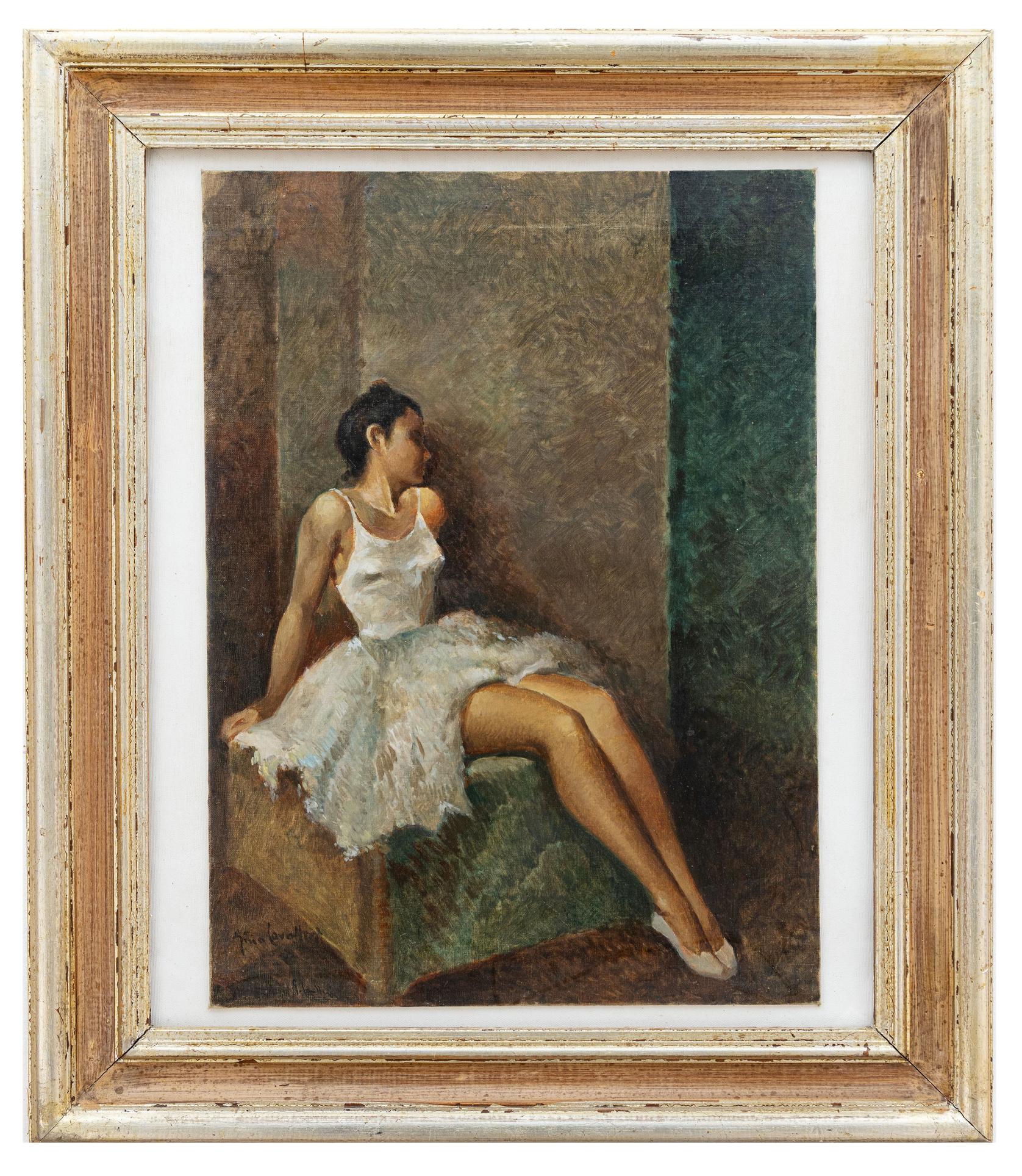 Signé G. Cavalleri - Italia XX, « La danseuse » - Huile s... | enchères