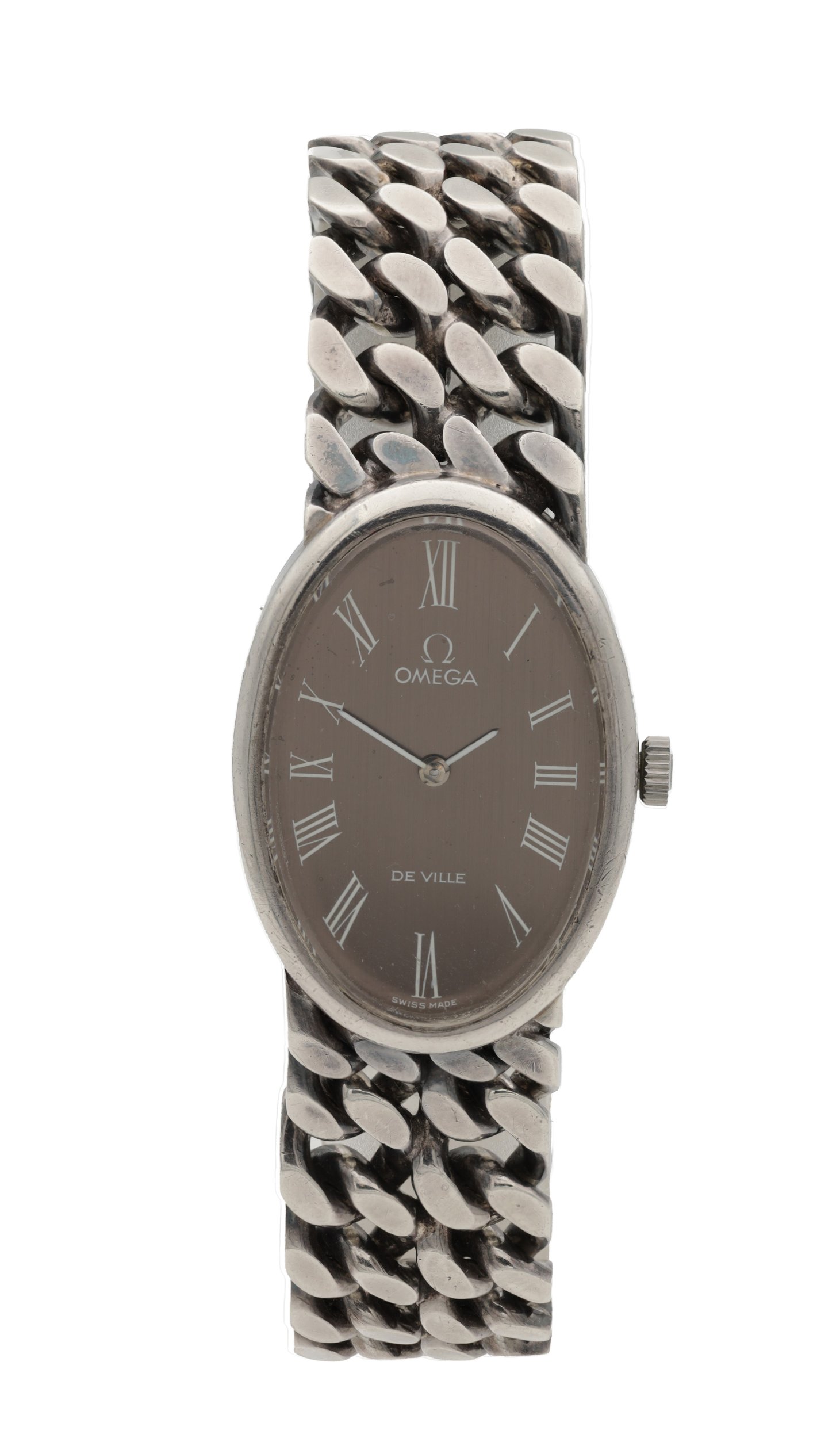 ANDREW GRIMA FOR OMEGA AN 1974 SILVER JEUX D'ARG... | Montres: enchères