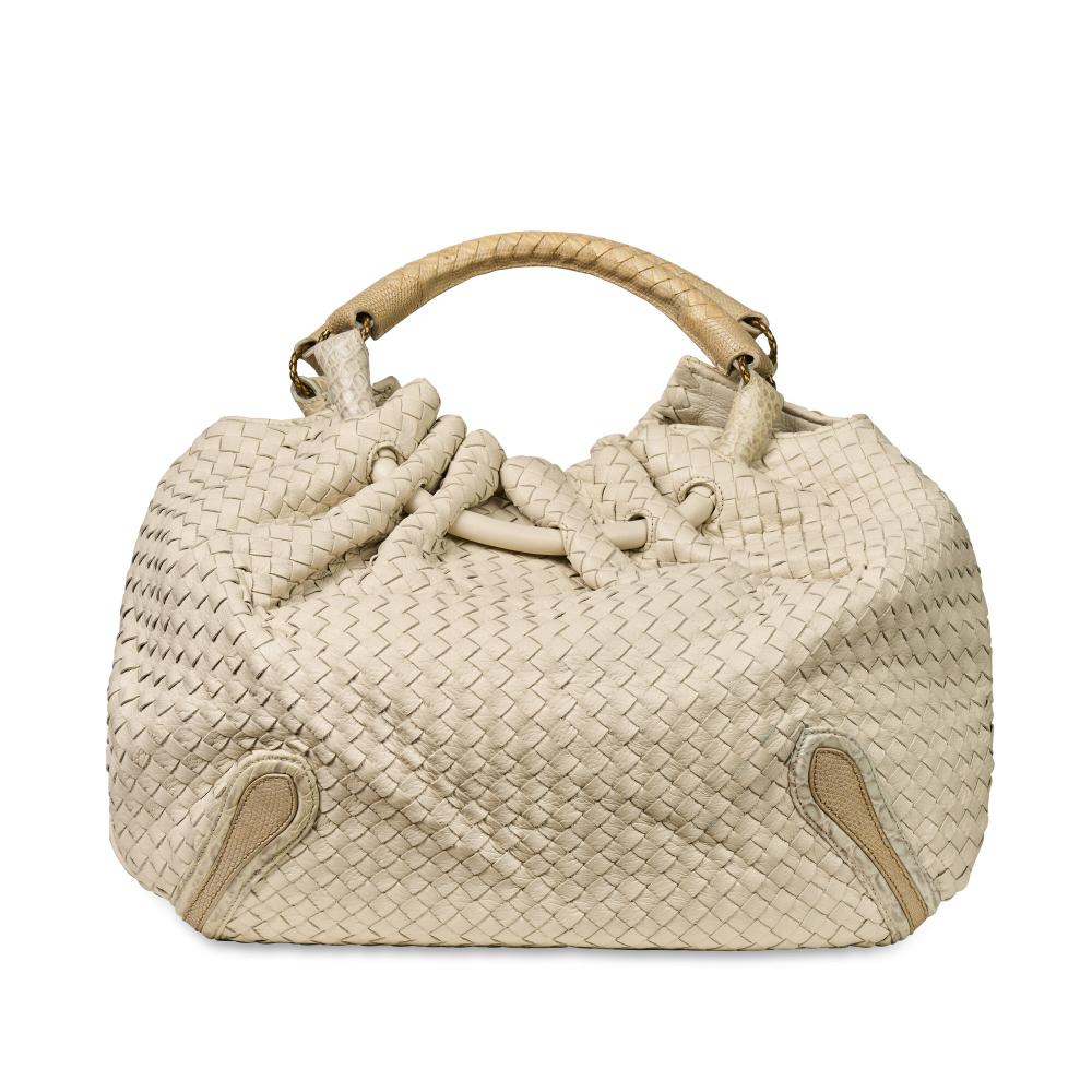 BOTTEGA VENETA INTRECCIATO LEATHER HOBO BAG Condition grade ... | bids