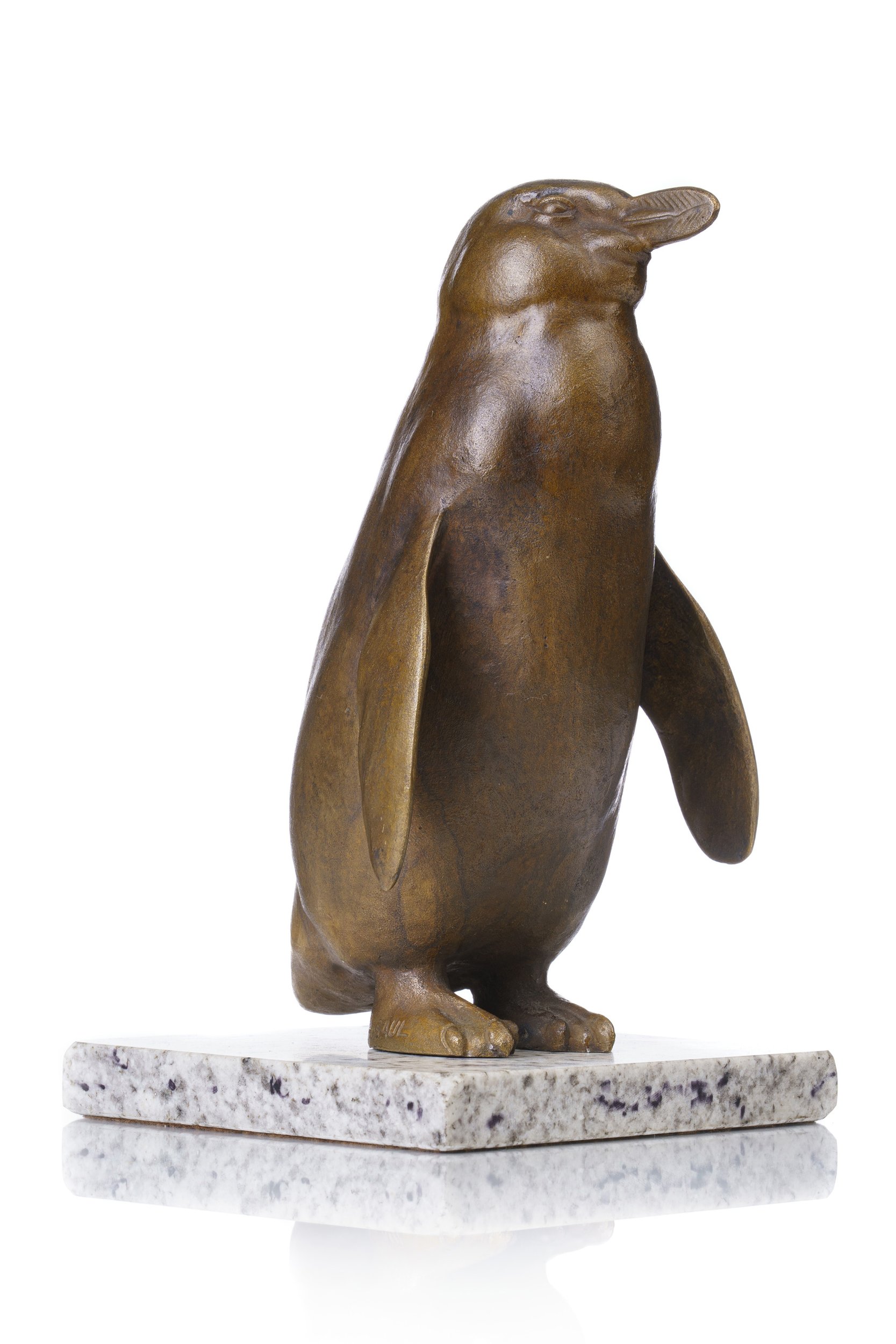 August Gaul "Pingouin (tête vers la gauche)". 19... | Bronzes: enchères