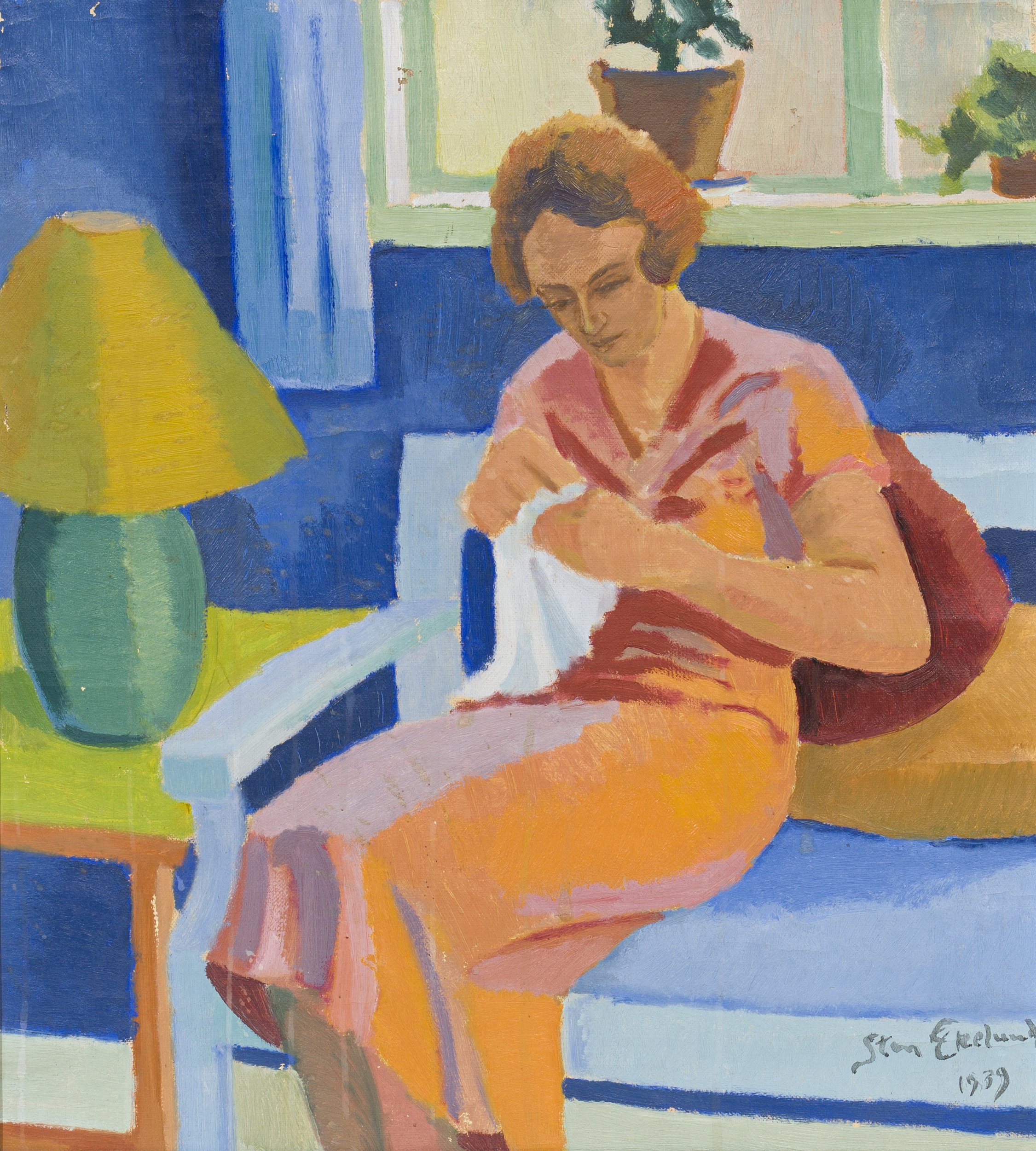 Sten Magnus Robert Ekelund, Jeune femm... | Tableaux modernes: enchères