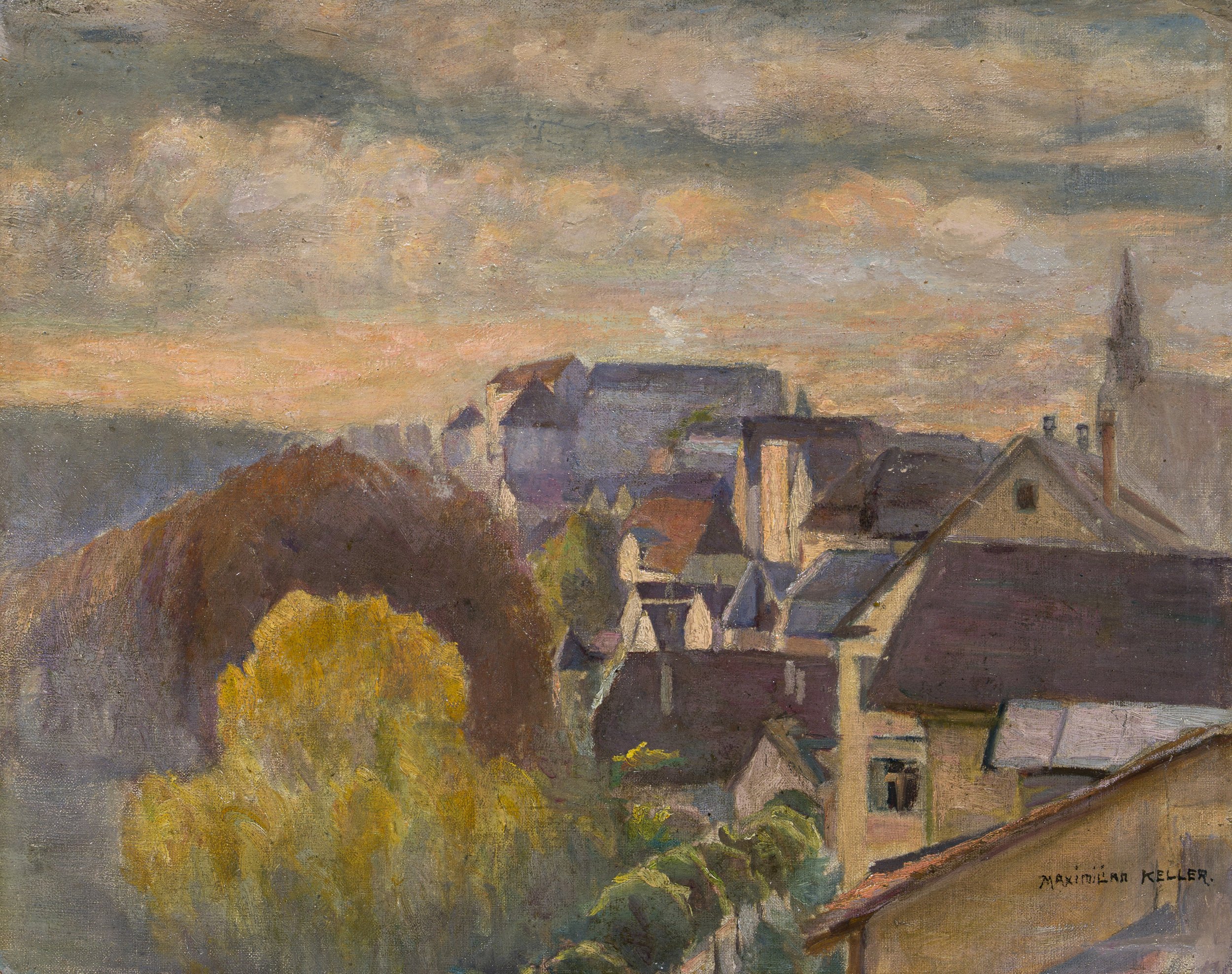 Maximilian Keller, View from the Andre... | Tableaux modernes: enchères