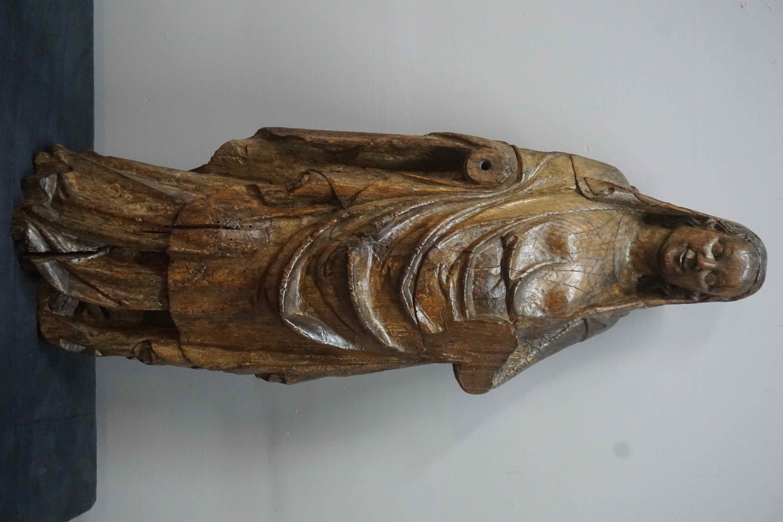 Oak sculpture, Virgin Mary in the scene of t... | Wood sculptures: bids