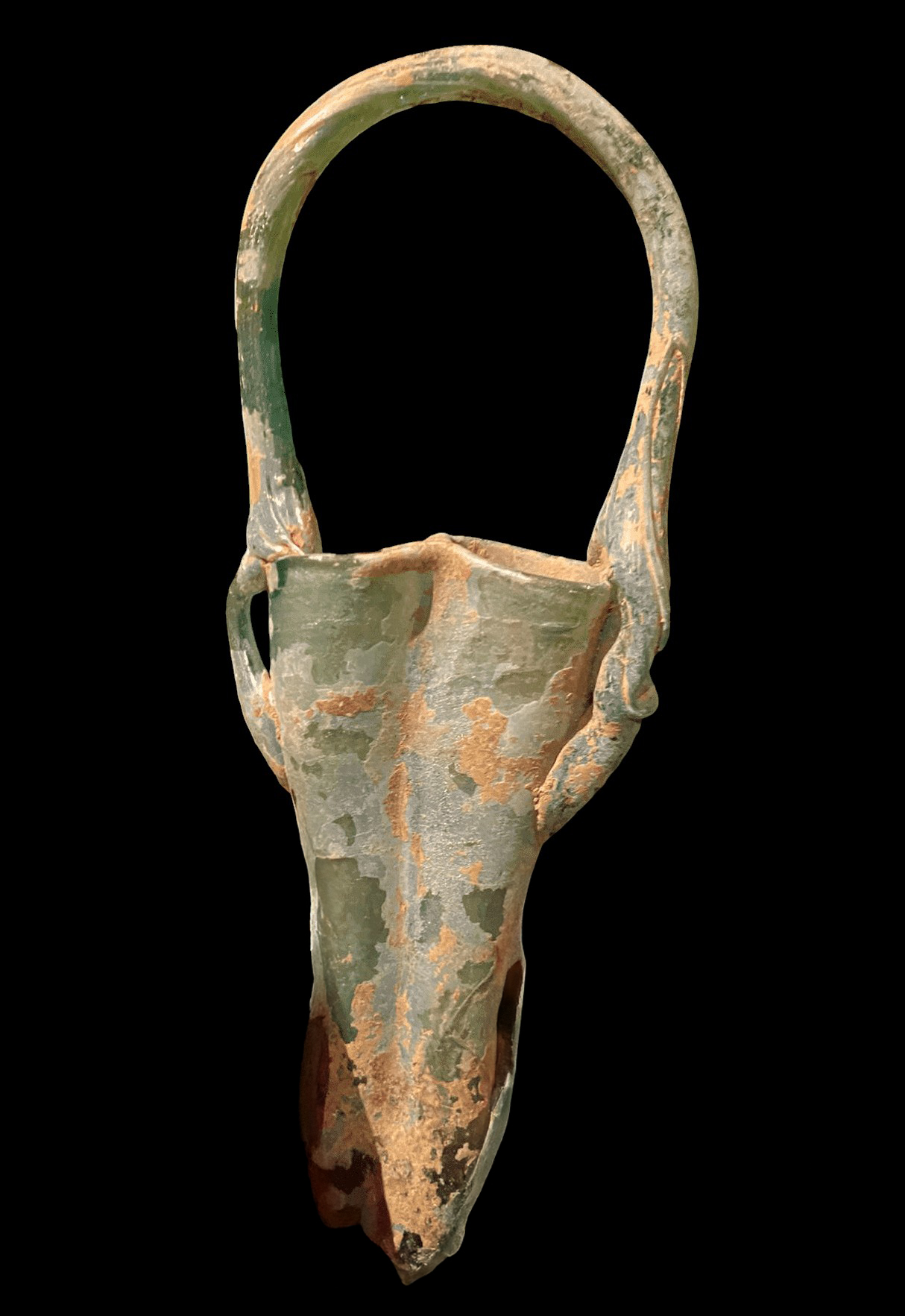 Exceptionnel verre lacrymal romain - EMPIRE ... | Archéologie: enchères