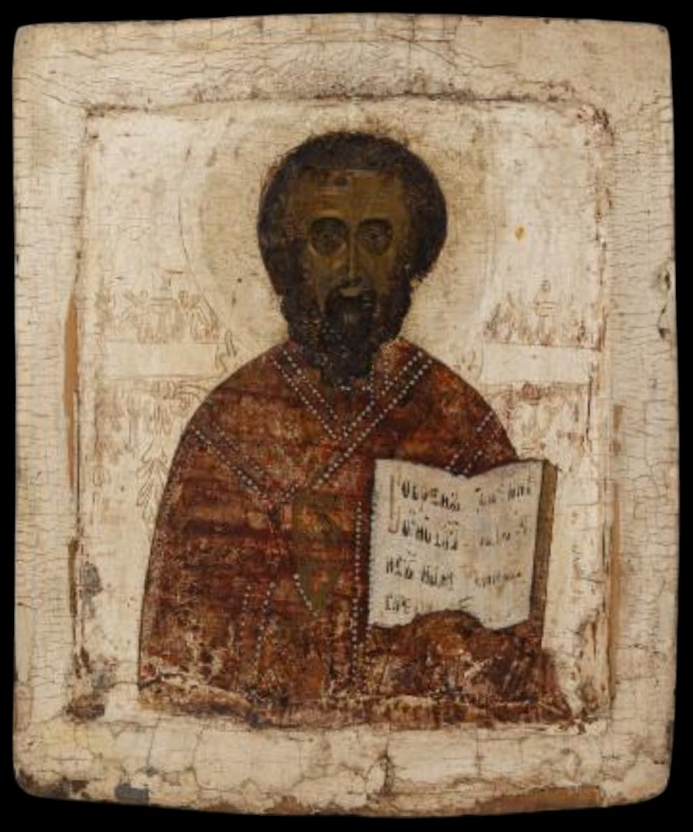 Very old Orthodox icon of Saint Nicholas - 17th centur... | Icons: bids