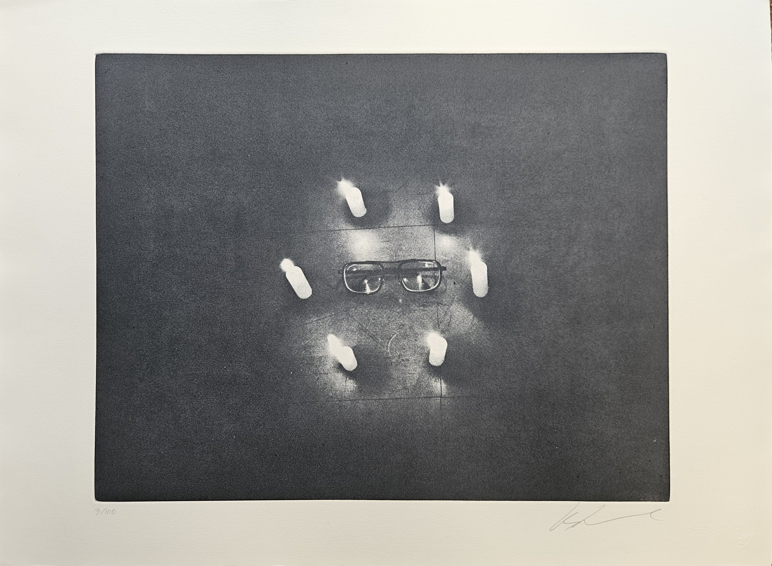 Les LEVINE (né en 1935)Glasses, de la sér... | Lithographies: enchères