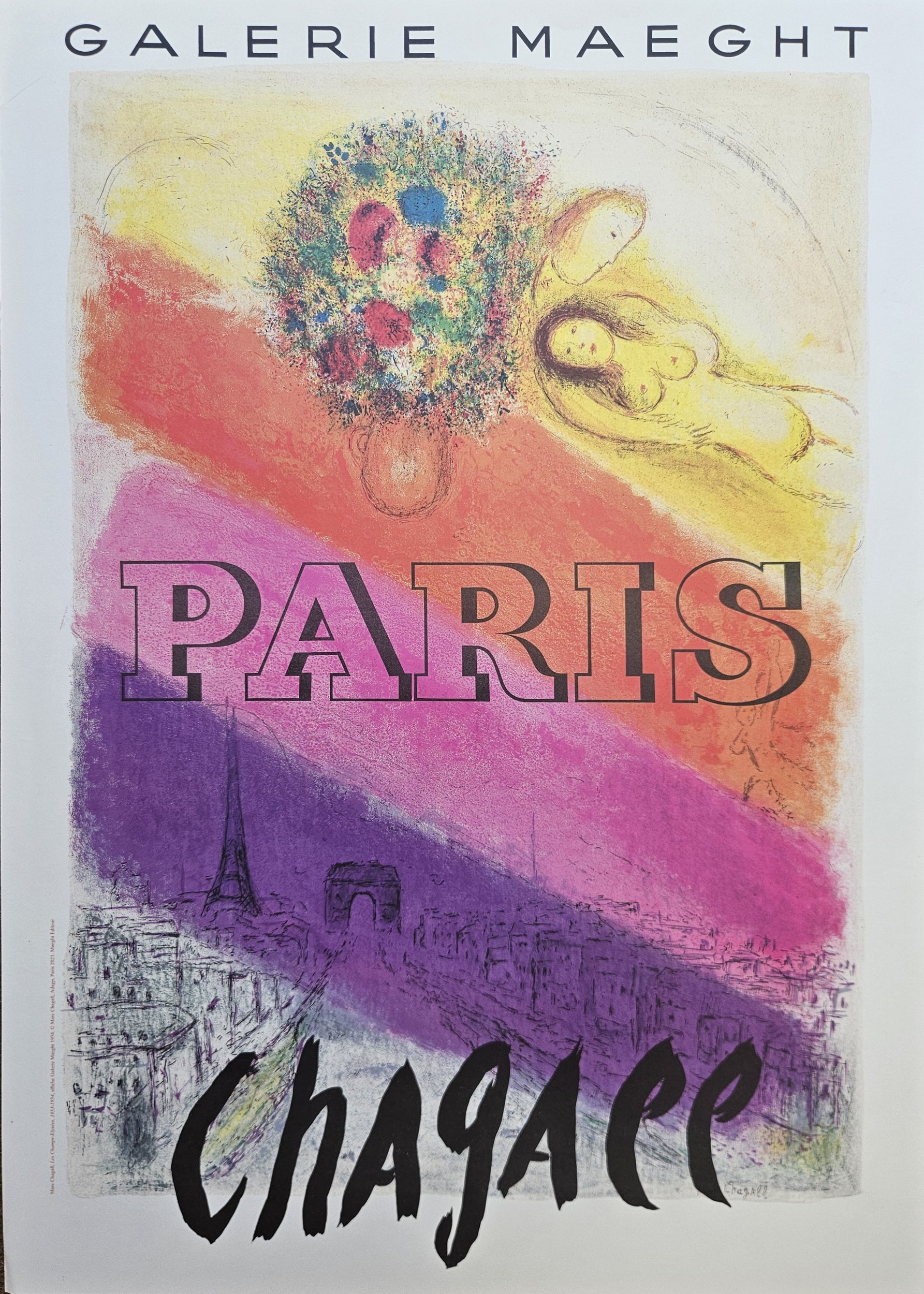 D'après Marc CHAGALL (1887-1985)Les Champs Ely... | Affiches: enchères
