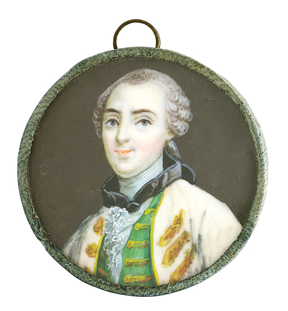Half-length portrait of a gentleman. 18th/1... | Watercolours: bids