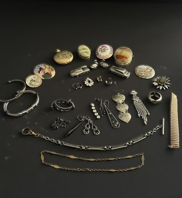 LOT de bijoux fantaisies et objets de vitrine ... | Bracelets: enchères
