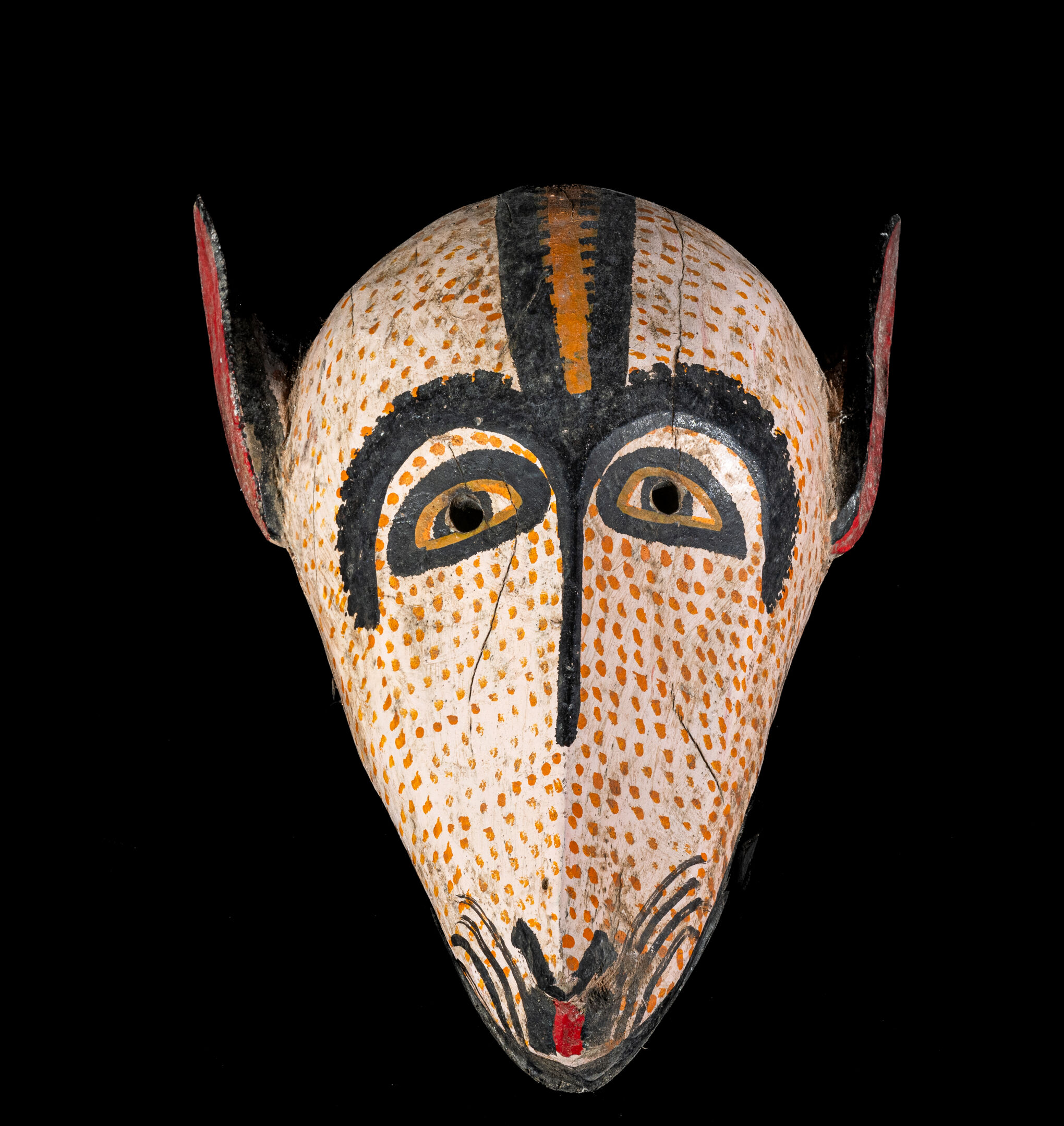 BOZO MALI, Masque zoomorphe en bois polychrome avec... | Bois: enchères