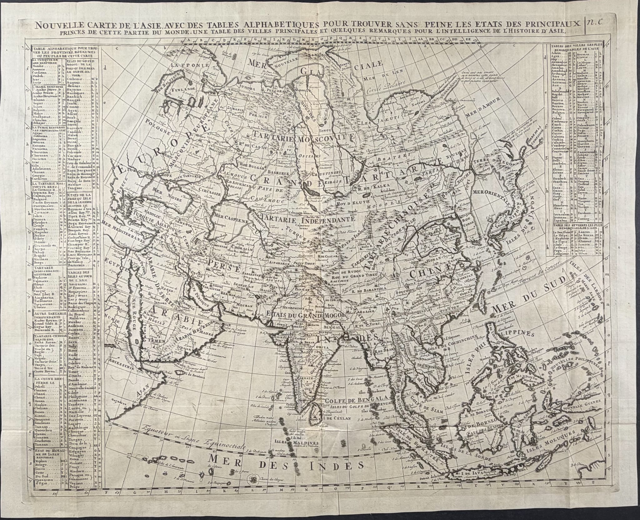 Chatelain - Map of Asia with China, Japan, East Indies,... | Maps: bids