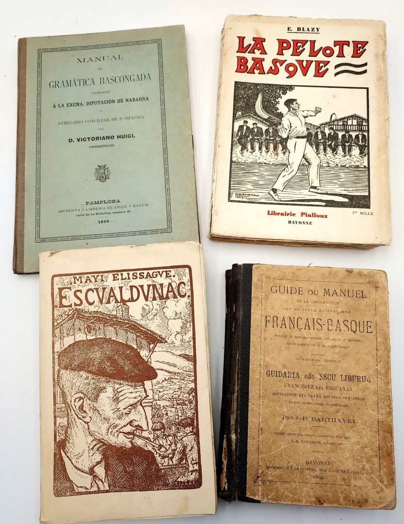 Pays Basque, ensemble 4 volumes. BLAZY (E.) : La pelote b... | enchères