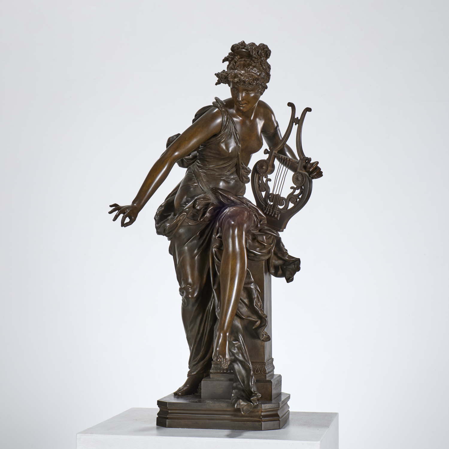 Albert Ernest Carrier-Belleuse, sculpture en bro... | Bronzes: enchères
