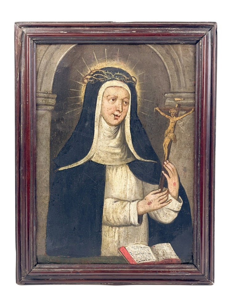 An oil on metal devotional paintin... | Old Masters (before 1870): bids