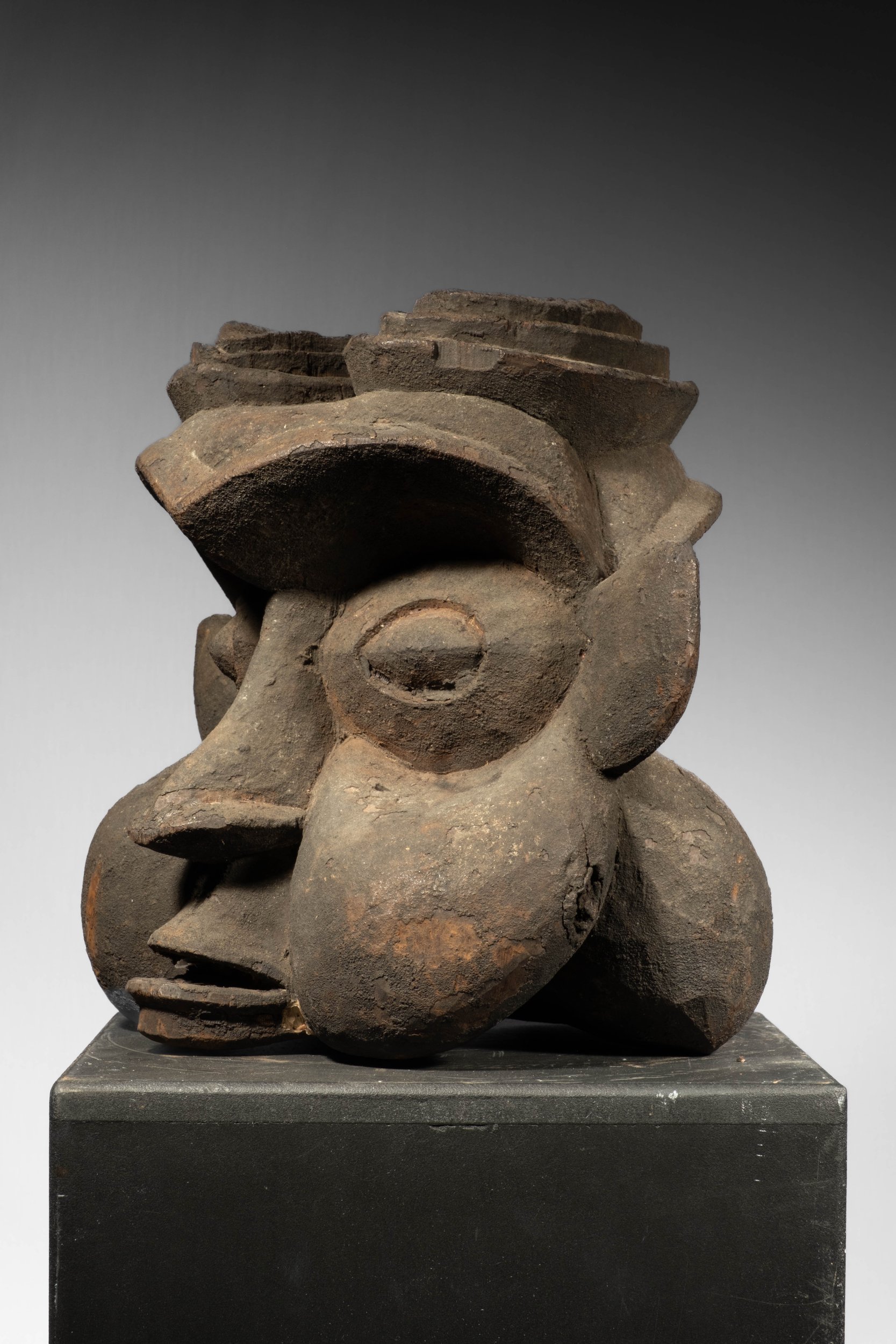 Masque janus BangwaCamerounBois à patine... | Arts du monde: enchères