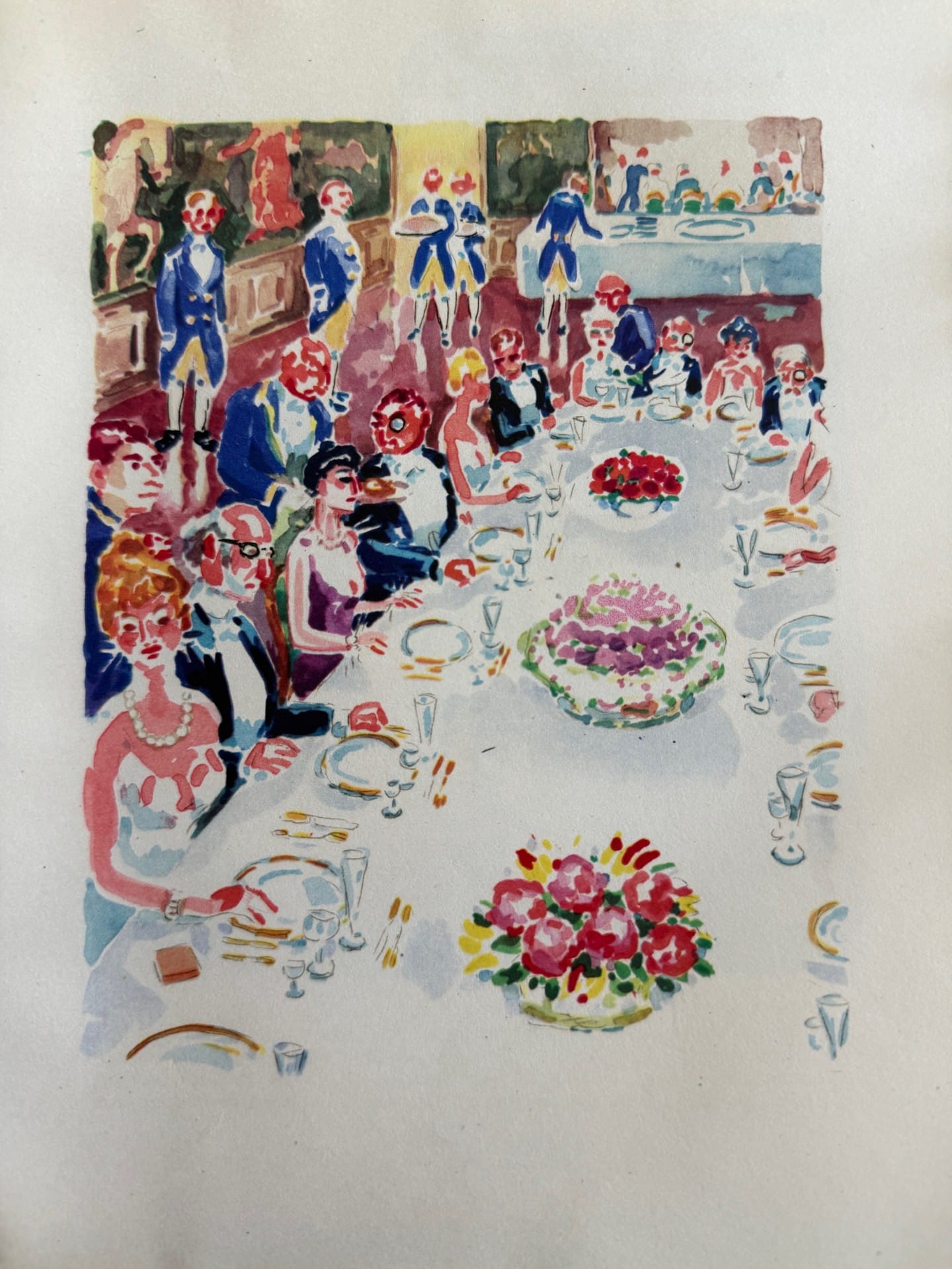 Kees Van Dongen (1877 - 1968)"DINER CHEZ ... | Lithographies: enchères