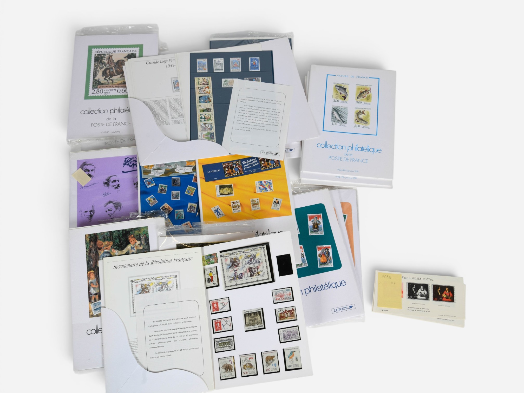 [ Stamps ] Philatelic items from the Post Office.(in... | Stamps: bids
