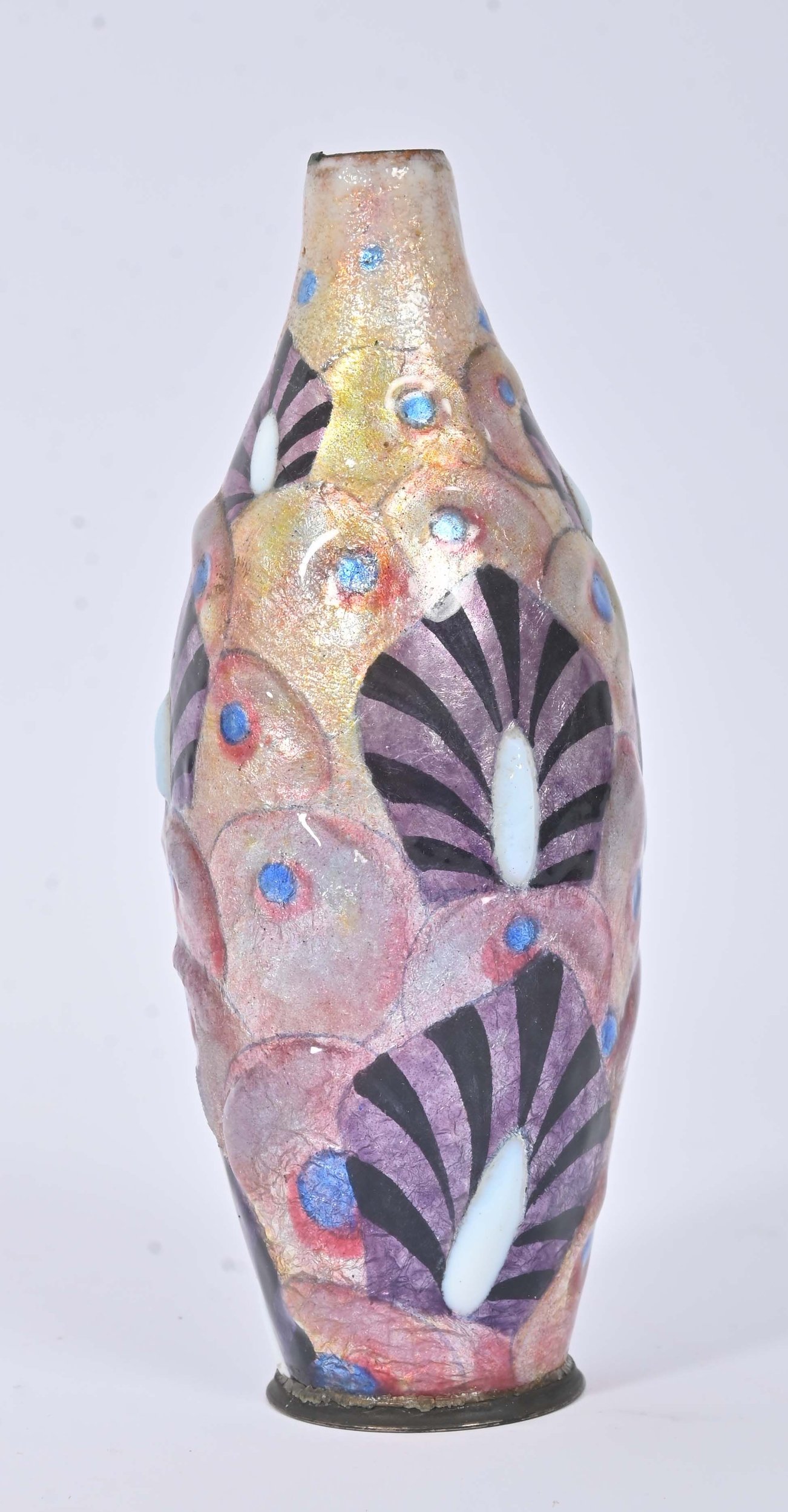 Camille FAURE (1874-1956)Petit vase ovoïde à col ... | Vases: enchères