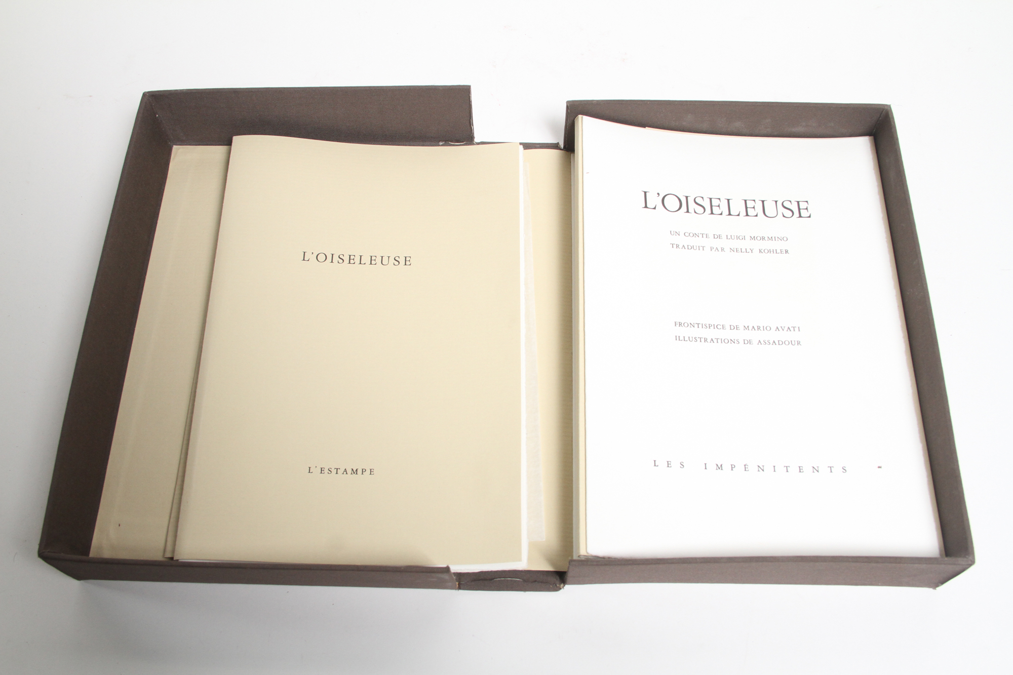 Luigi Mormino "l'oiseleuse conte" exempla... | Livres anciens: enchères