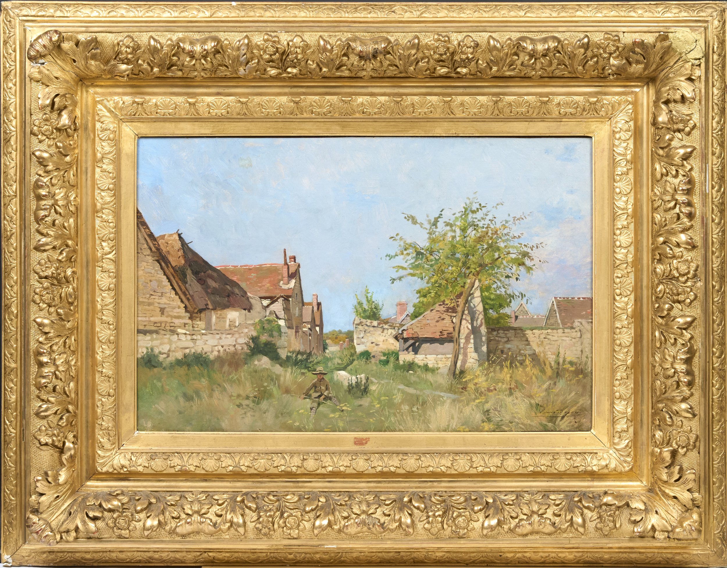 Edmond Charles YON ( 1836-1897 )Jeune ... | Tableaux anciens: enchères