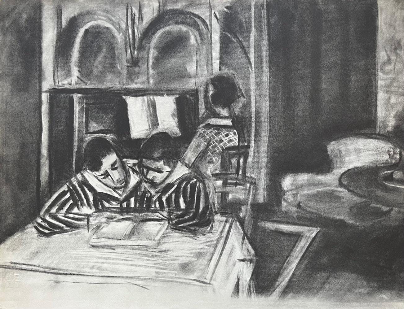 HENRI MATISSEInterior Scene… 1933. Collotype on Arches vélin... | bids