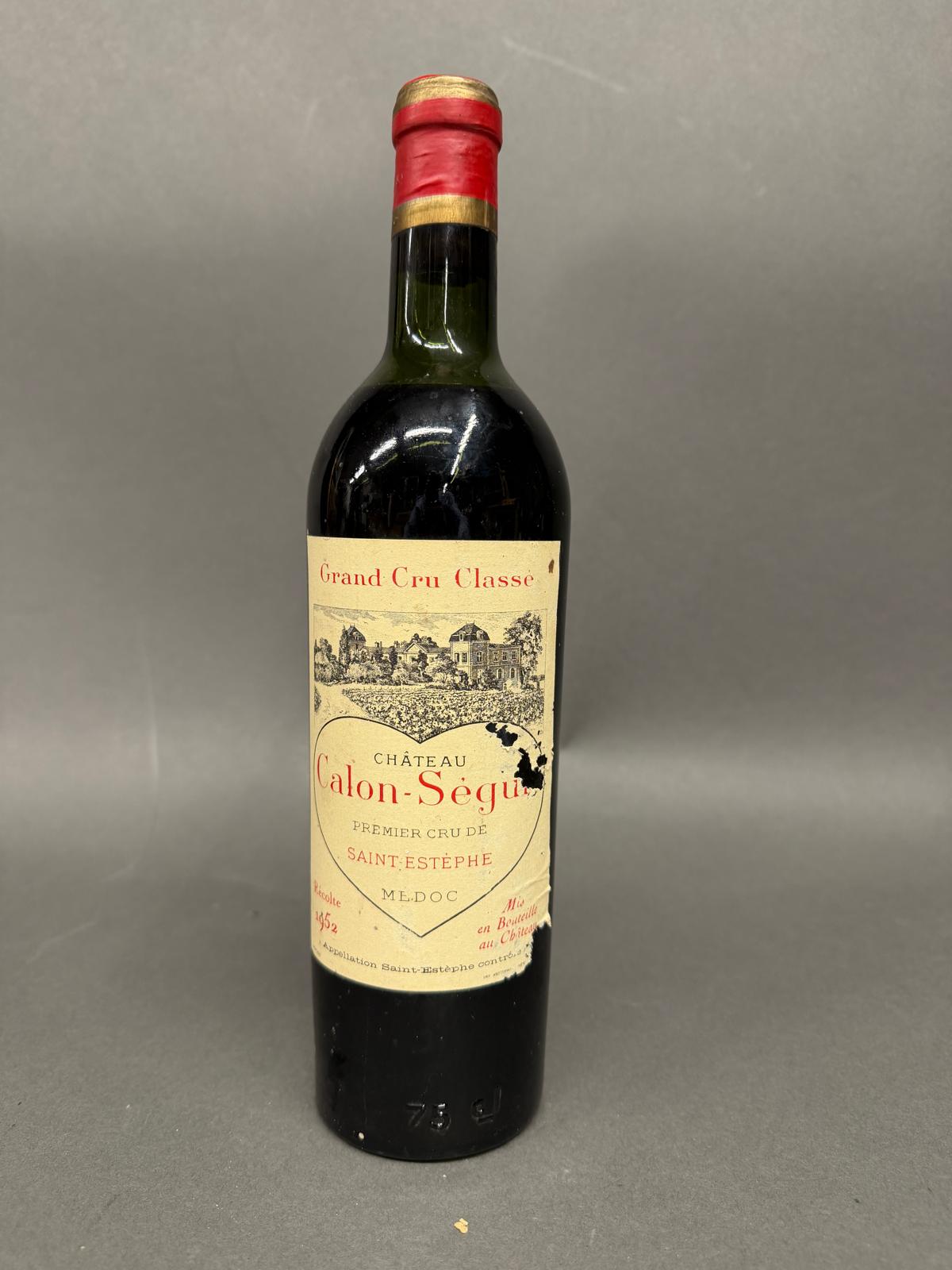 1 Bouteille Château CALON SEGUR - 3ème Gcc Saint Est... | Vin: enchères