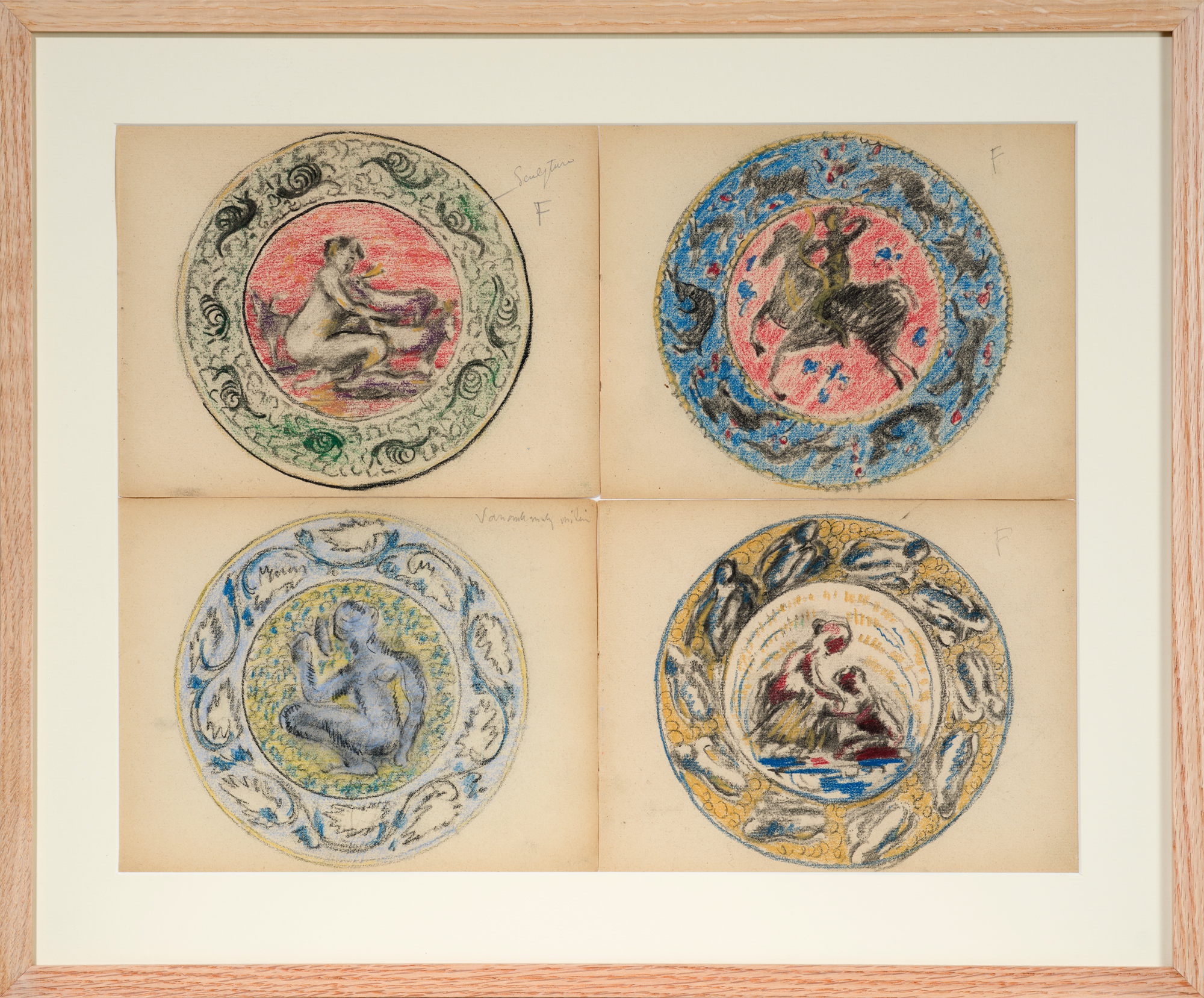 METTHEY André (1871-1920)Quatre dessins au cray... | Dessins: enchères