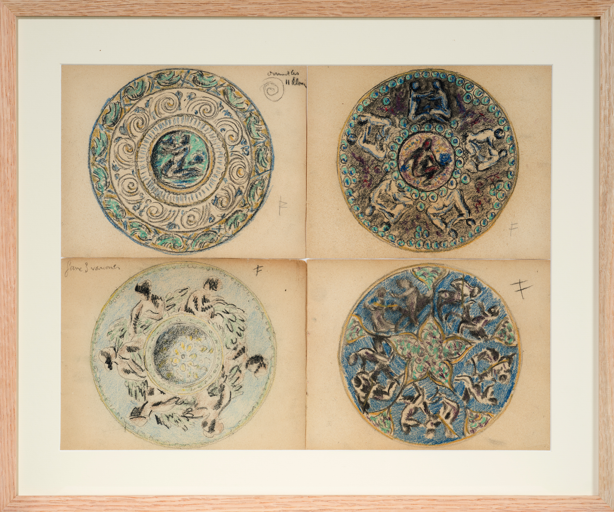 METTHEY André (1871-1920)Quatre dessins au cray... | Dessins: enchères