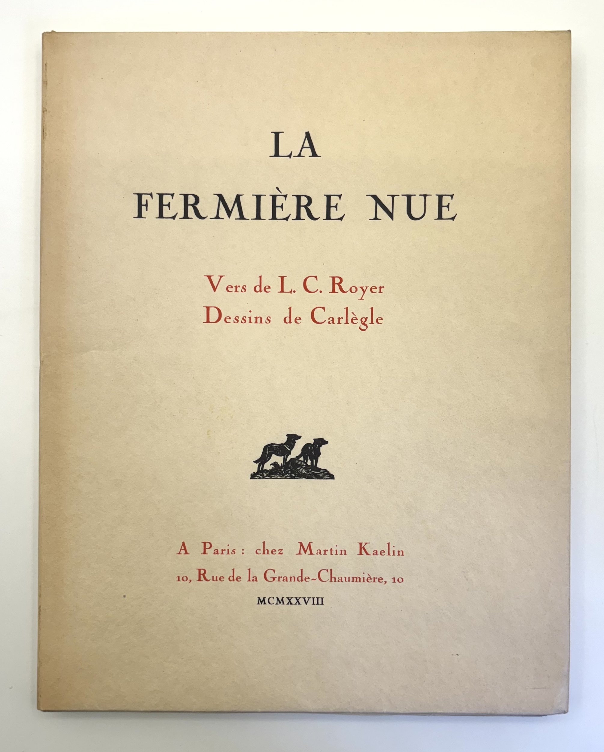 ROYER Louis Charles: La fermière nue. Martin Kaeli... | Old books: bids