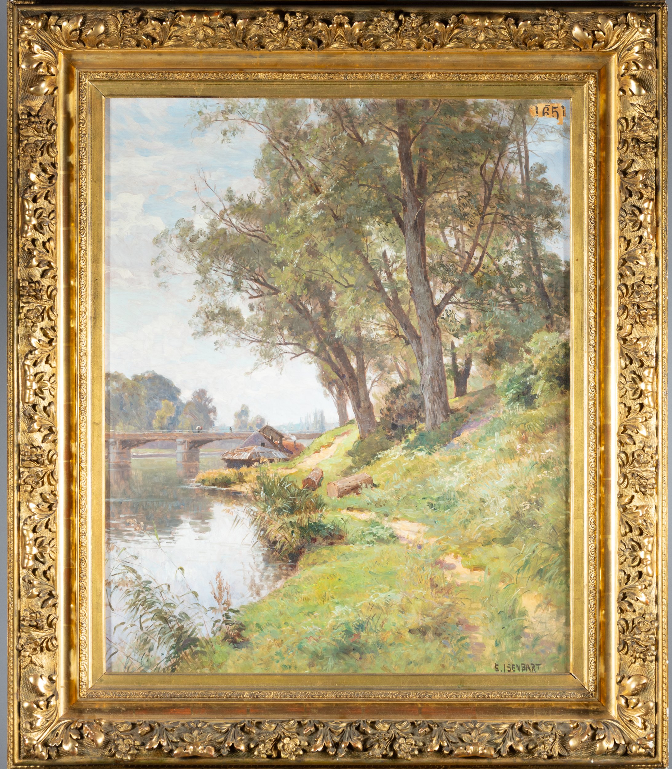 Emile ISENBART (1846 - 1921)Bords d’ét... | Tableaux anciens: enchères