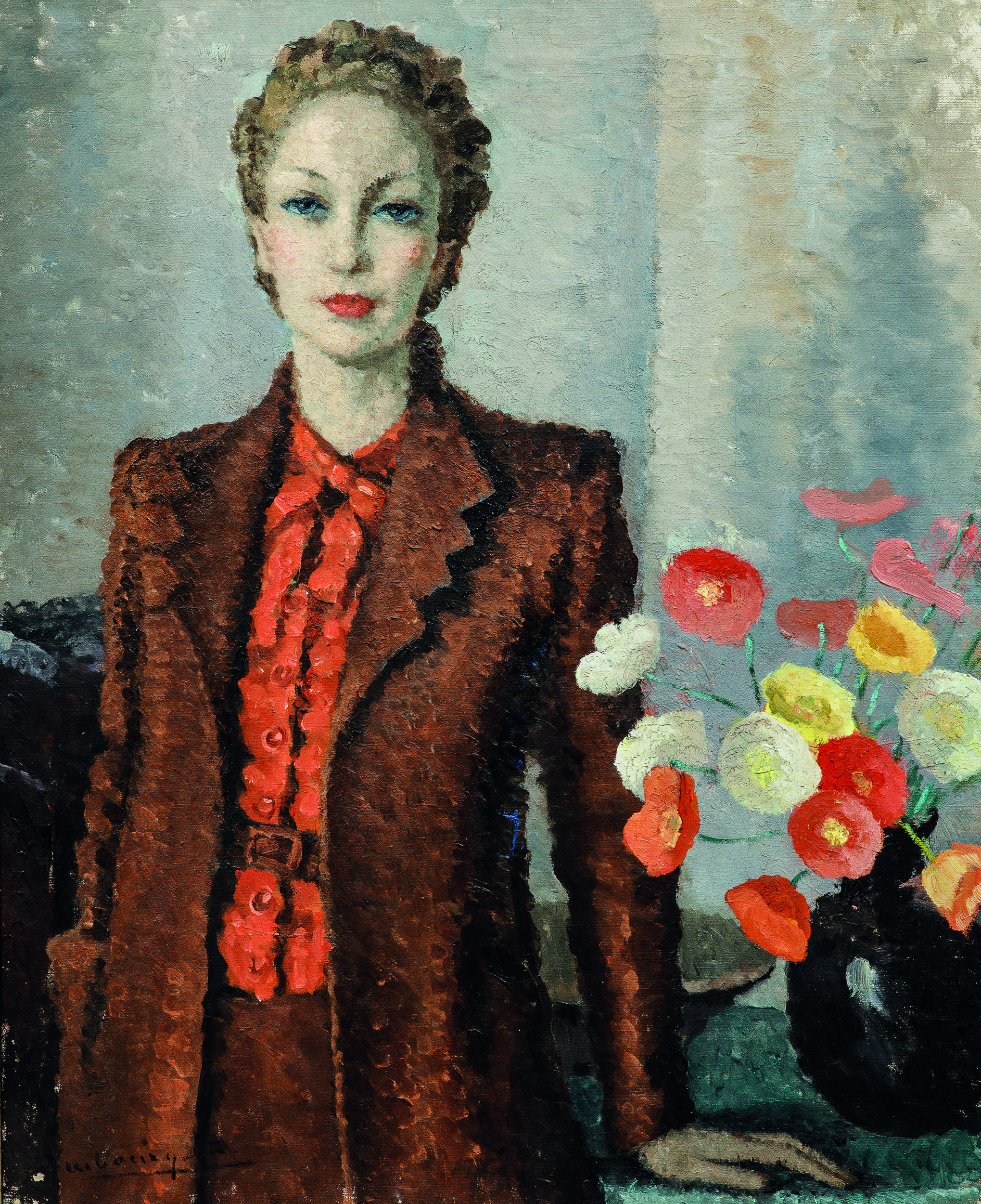 THÉRÈSE AMBOURG (XXESIÈCLE)Femme à la... | Tableaux anciens: enchères
