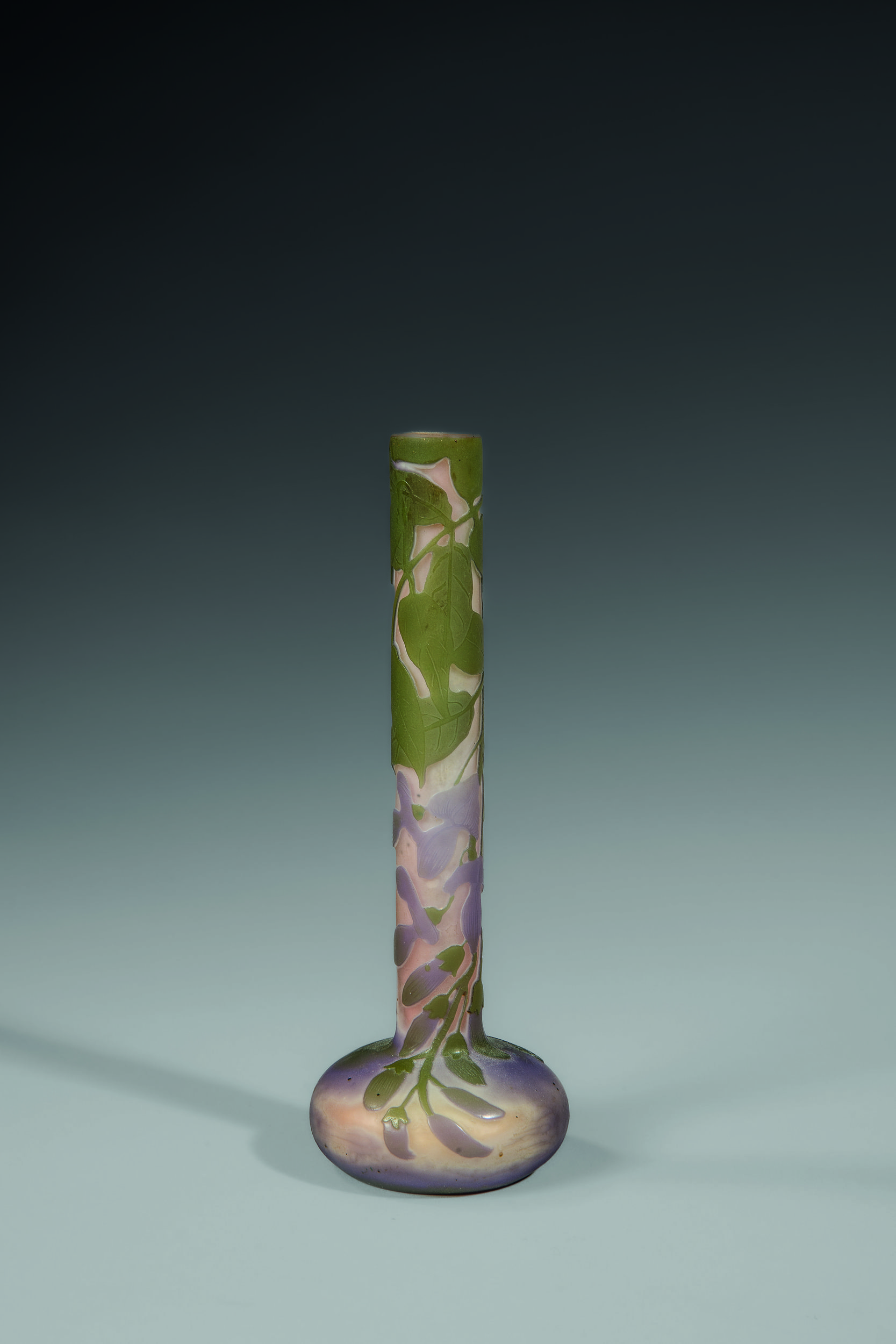 GALLÉ FACTORYSOLIFLORE VASEMultilayered glass, with... | Vases: bids