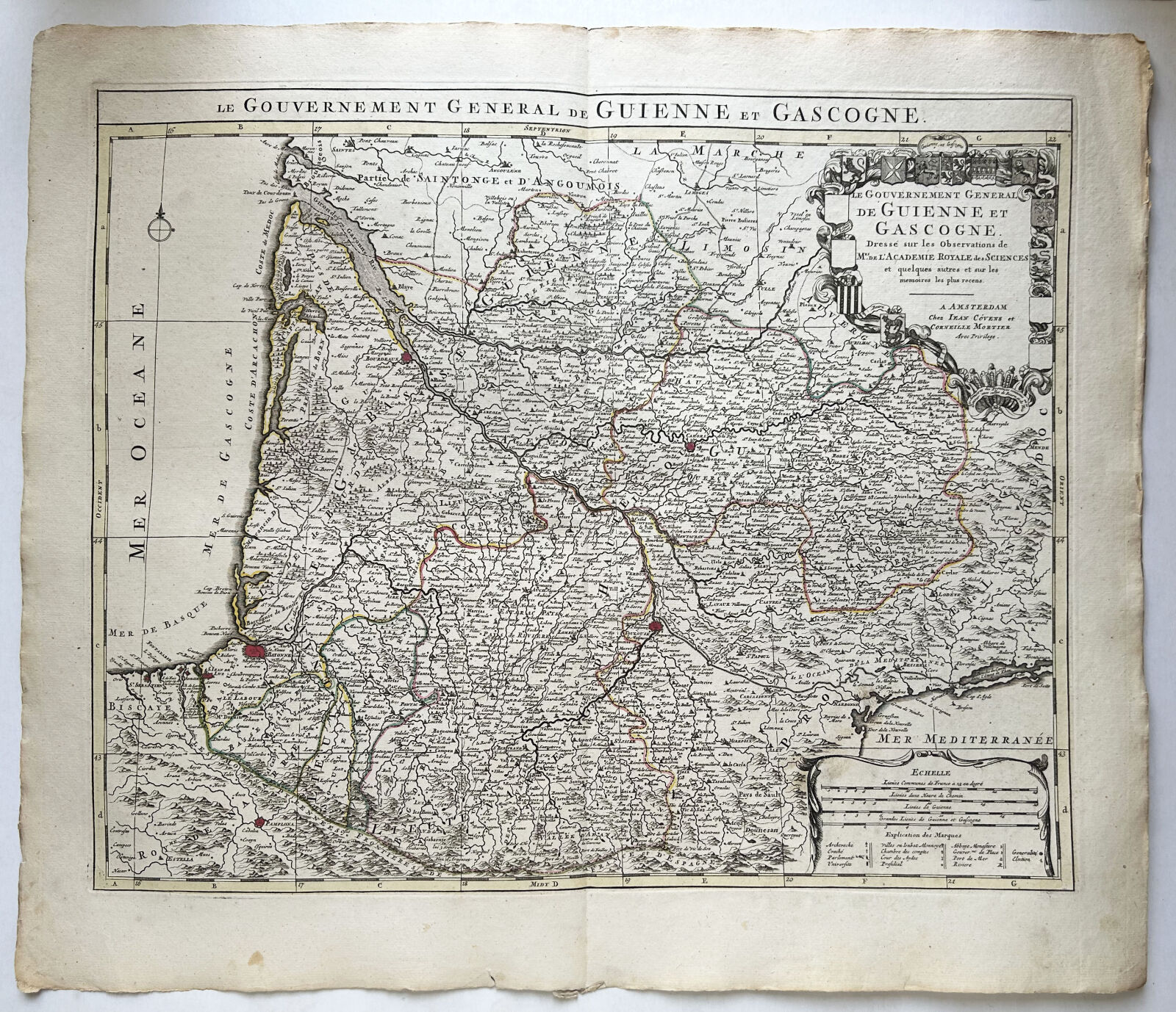 PAYS-BASQUE - GASCOGNE - GUIENNE - ... | Cartes de géographie: enchères