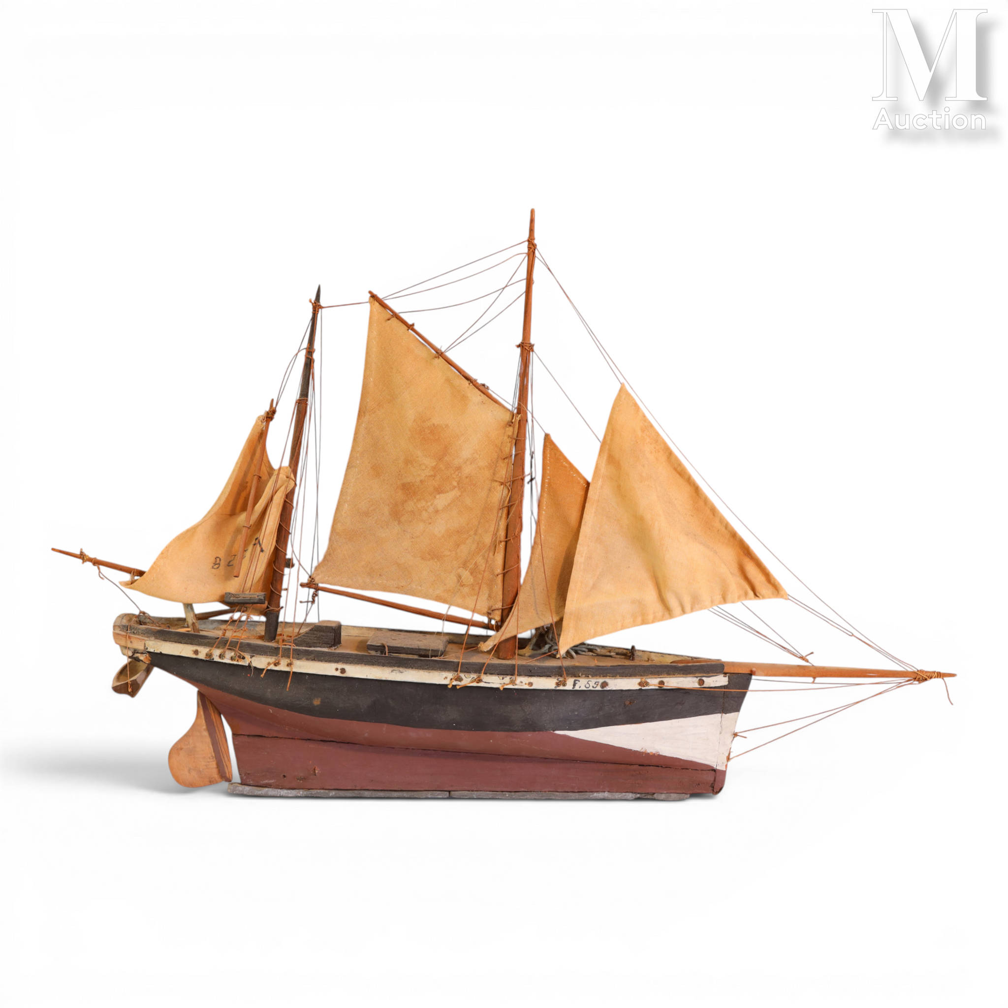 Maquette de bateau à voile: deux mat... | Jouets et maquettes: enchères