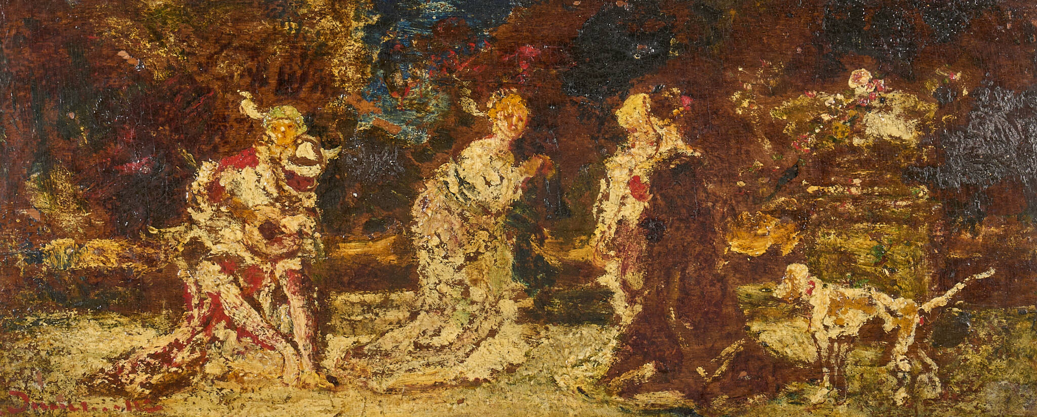MONTICELLI Adolphe, 1824-1886 Scène g... | Tableaux modernes: enchères