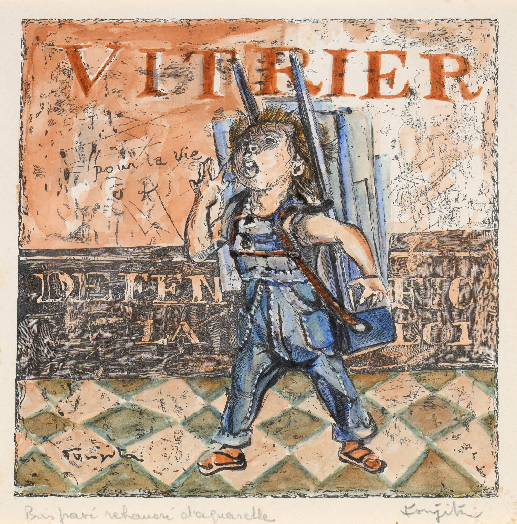 FOUJITA Léonard Tsuguharu, 1886-1968, Le ... | Lithographies: enchères