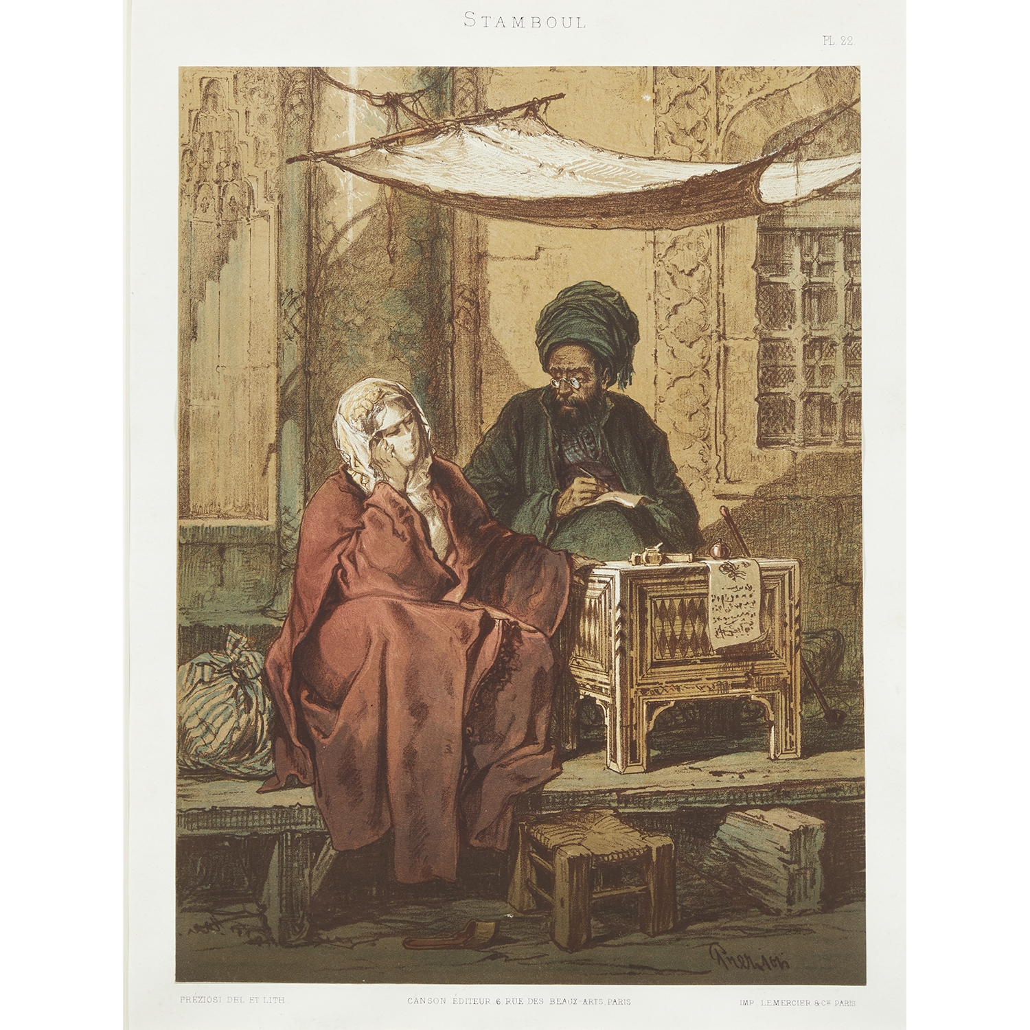 D'APRÈS AMADEO PREZIOSI (1816-1882)SUITE ... | Lithographies: enchères