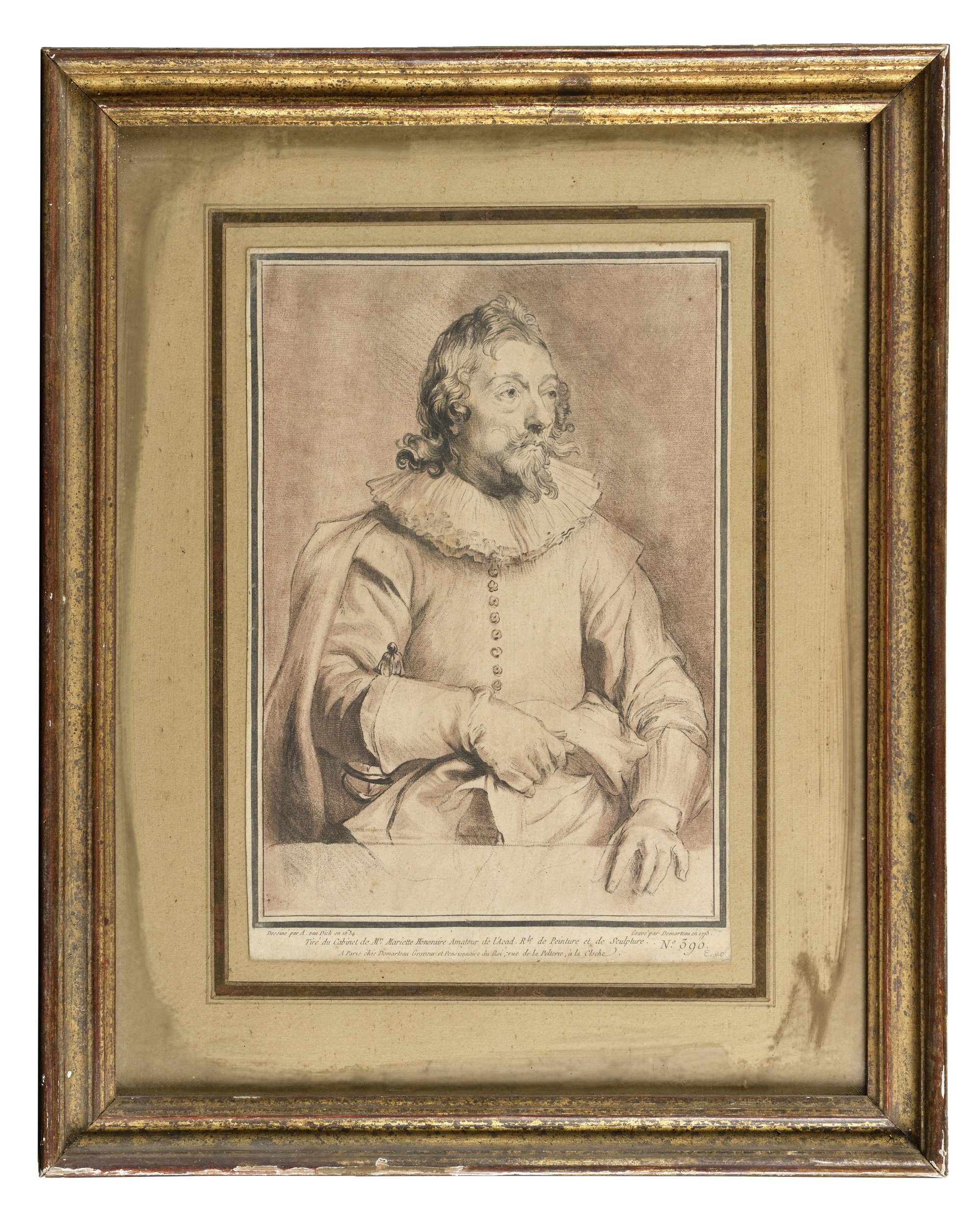 Gilles DEMARTEAU (1722-1776) d'après Van D... | Lithographies: enchères